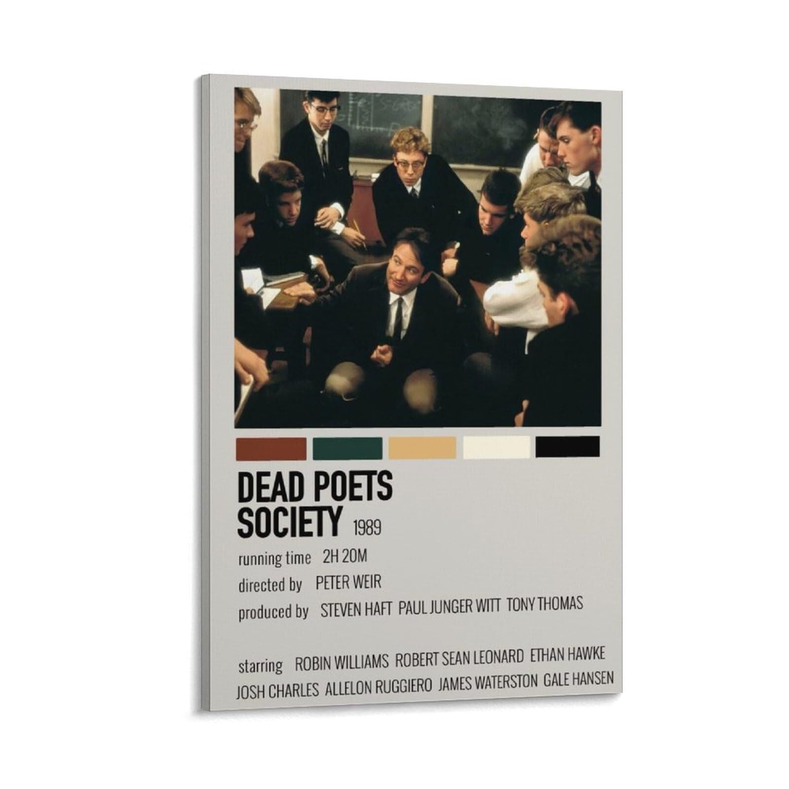 Dead Poets Society Movie Poster Posters Wall Art Painting Canvas Living ...