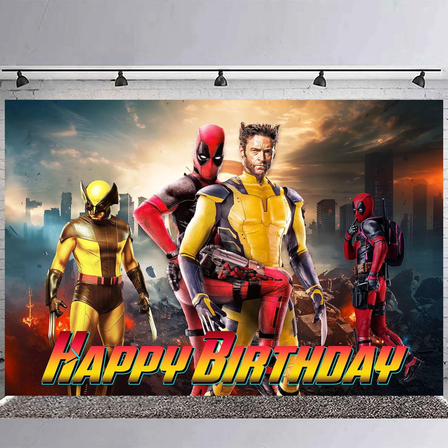 Dead-Pool Party Supplies,Cartoon Dead-Pool Party Decorations Includes ...