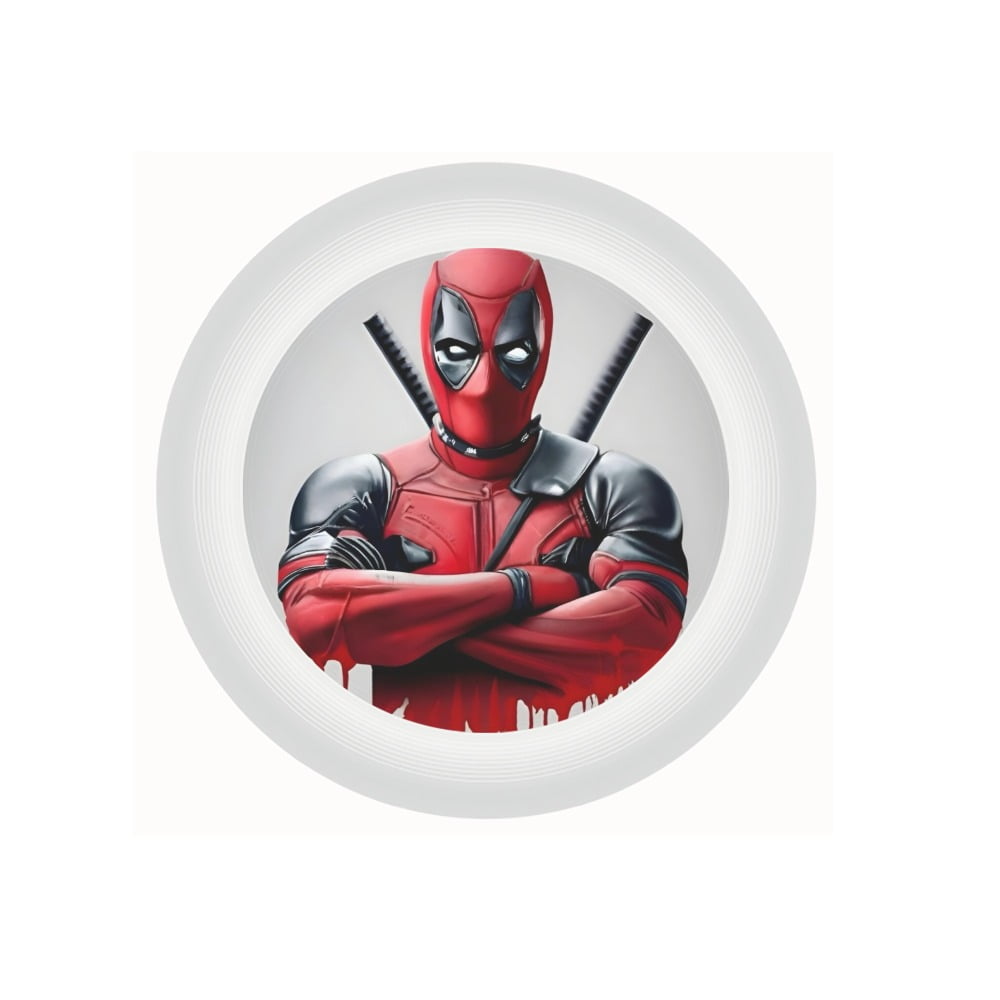 Dead Pool Patterned Frisby Slip Resistant And Stable Throw With A ...