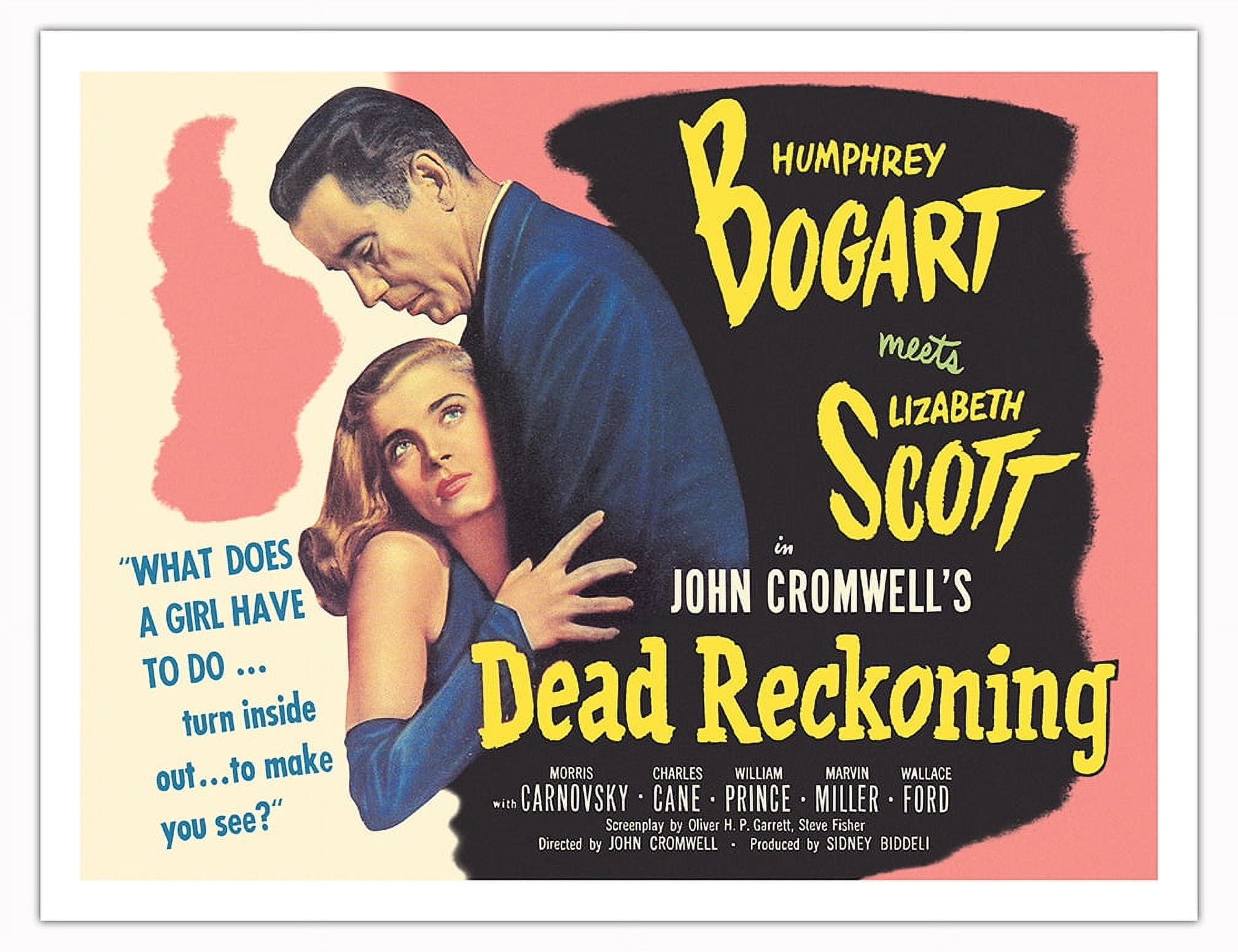 Dead Reckoning - Starring Humphrey Bogart & Lizabeth Scott - Vintage ...