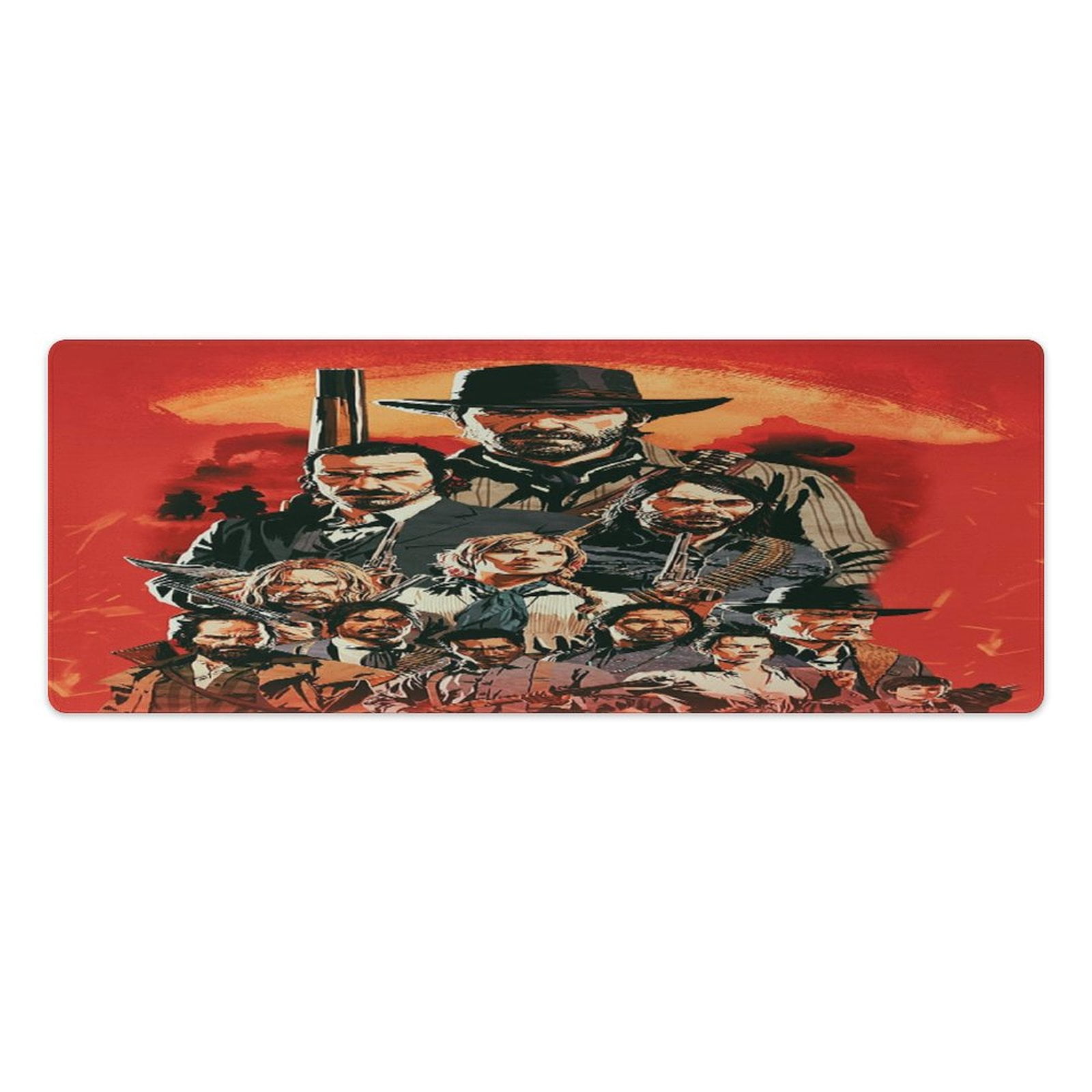 Dead Redemption Mouse Pad with Stitched Edge Desk Mat Keyboard Pad for ...