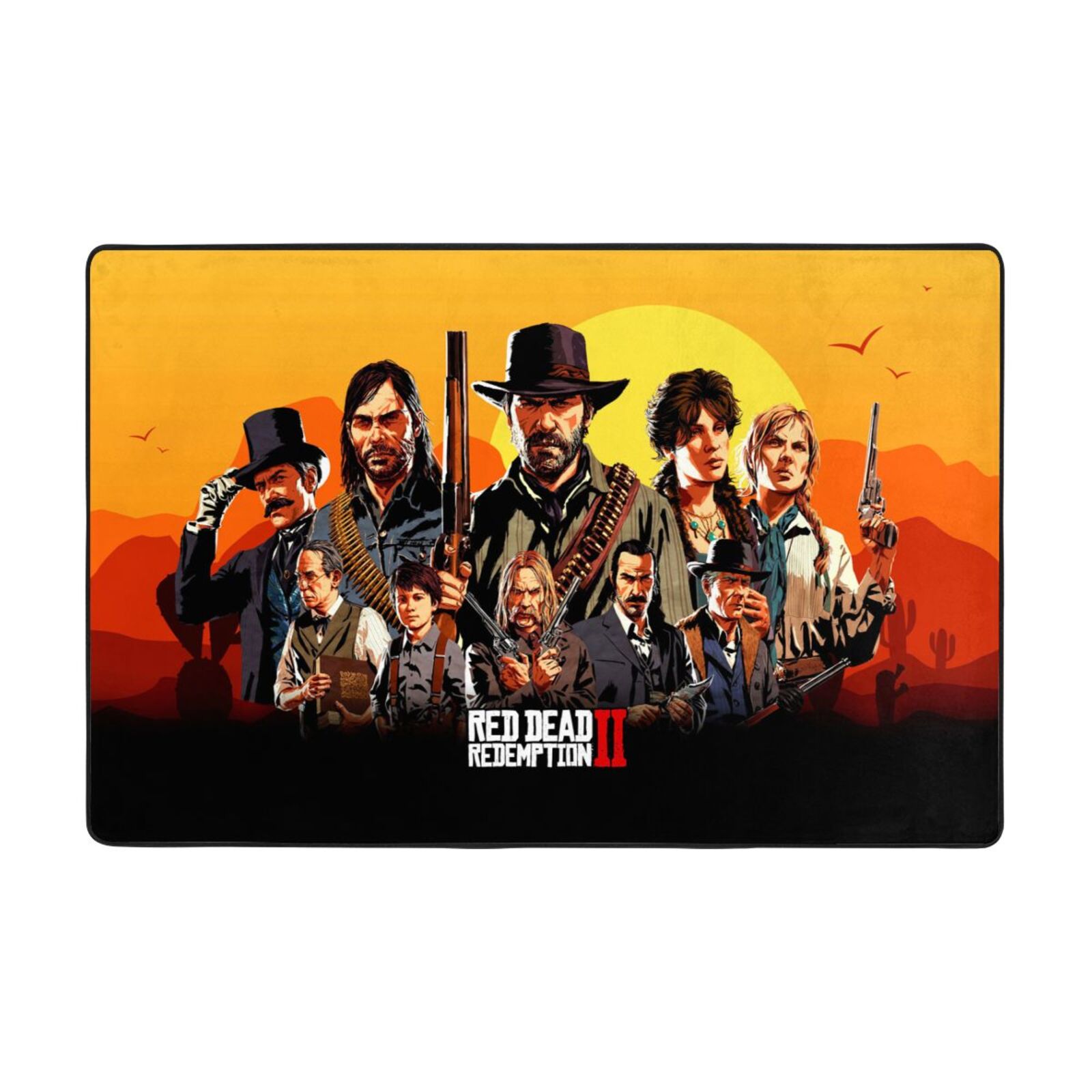 Dead Redemption Rug Cartoon Character Carpet For Bedroom Livingroom ...