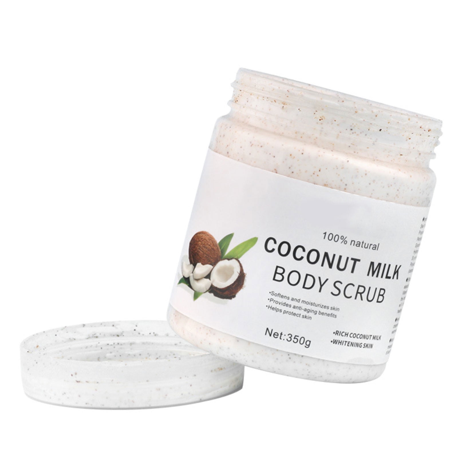 Dead Sea And Coconut Milk Body Scrub Moisturizing And Exfoliating Body ...