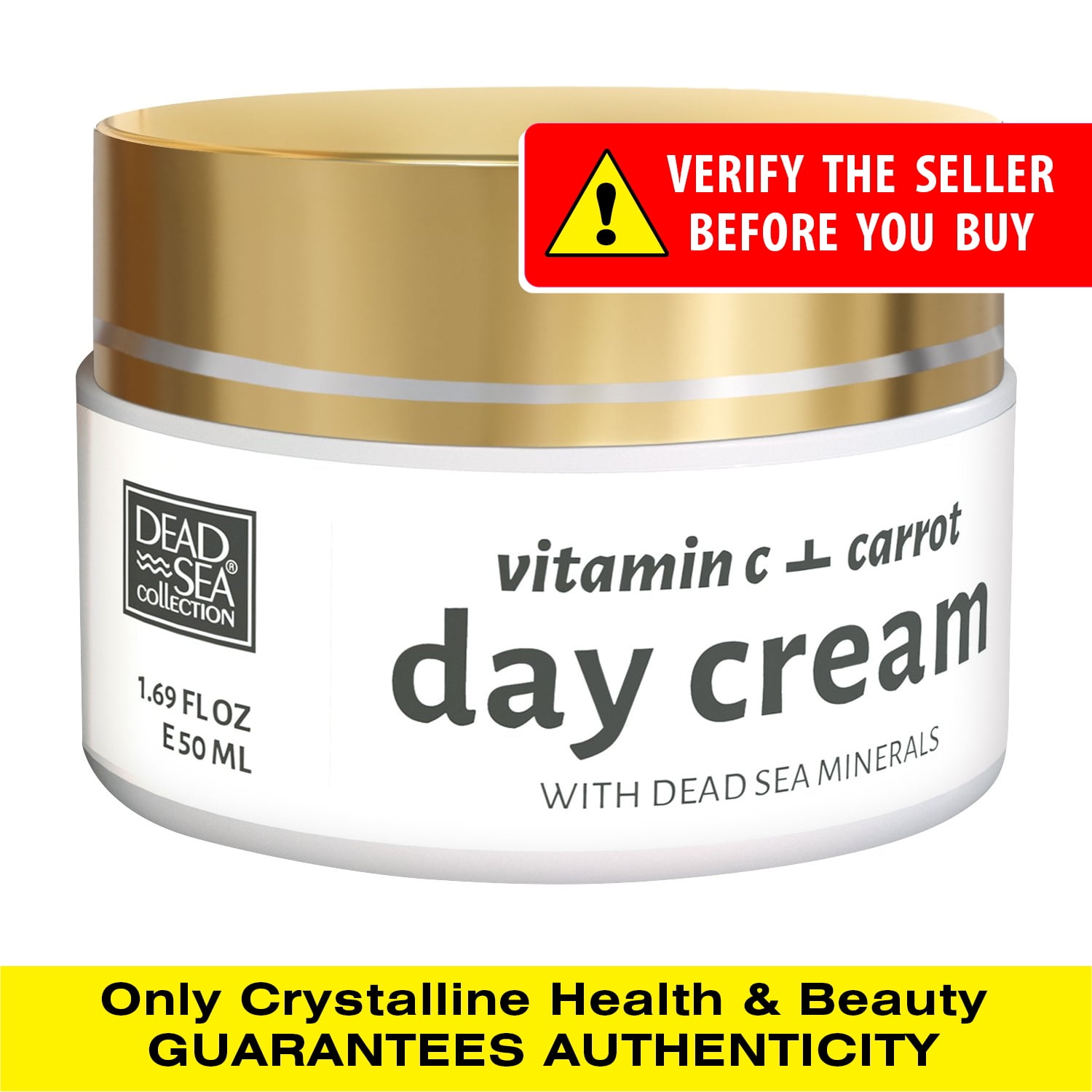 Dead Sea Collection Anti-Wrinkle Day Cream for Face with Sea Minerals ...