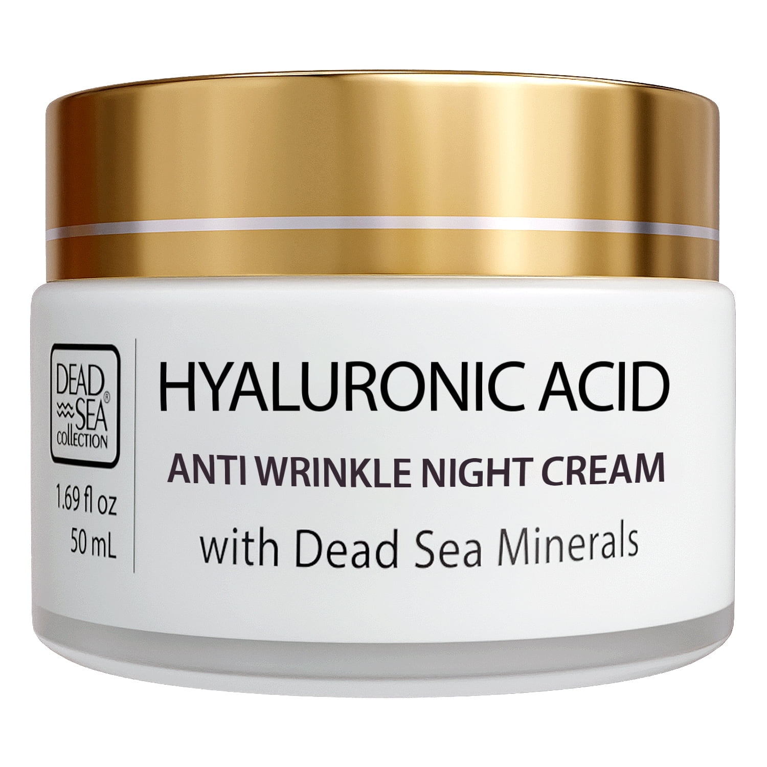 Dead Sea Collection Anti Wrinkle Night Cream For Face With Hyaluronic