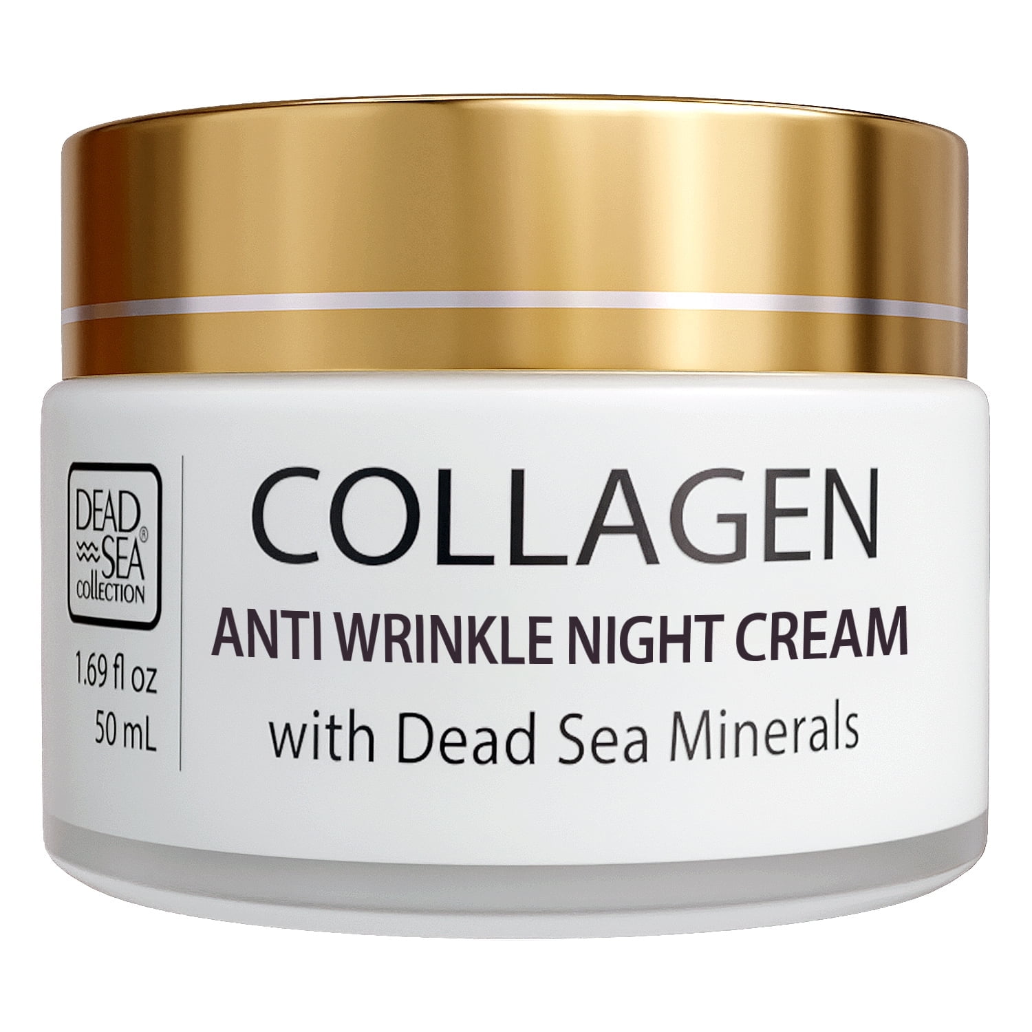 Dead Sea Collection Anti Wrinkle Night Cream For Face With Collagen And Sea Minerals Anti