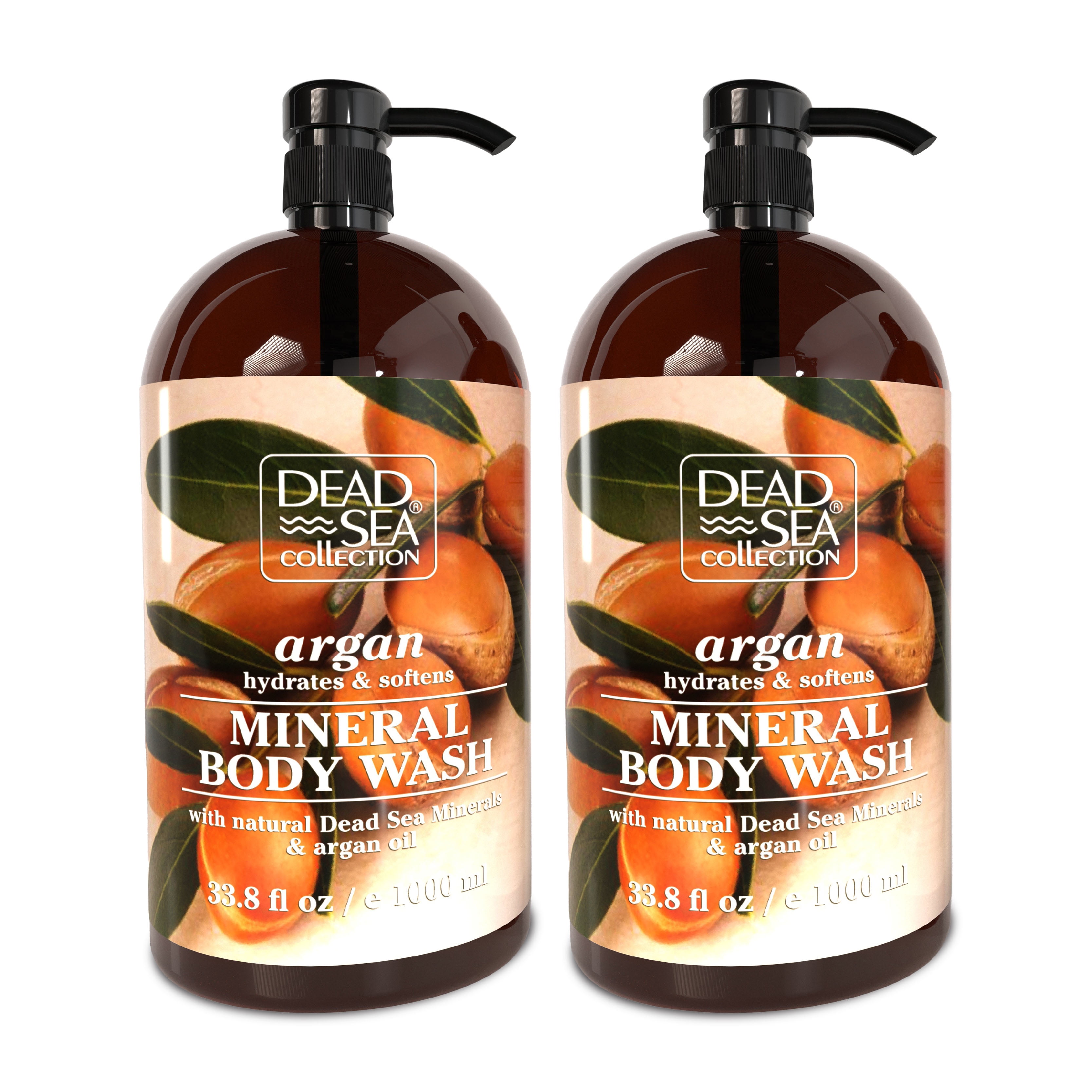Dead Sea Collection Body Wash Argan Oil For All Skin Type Pack Of 2