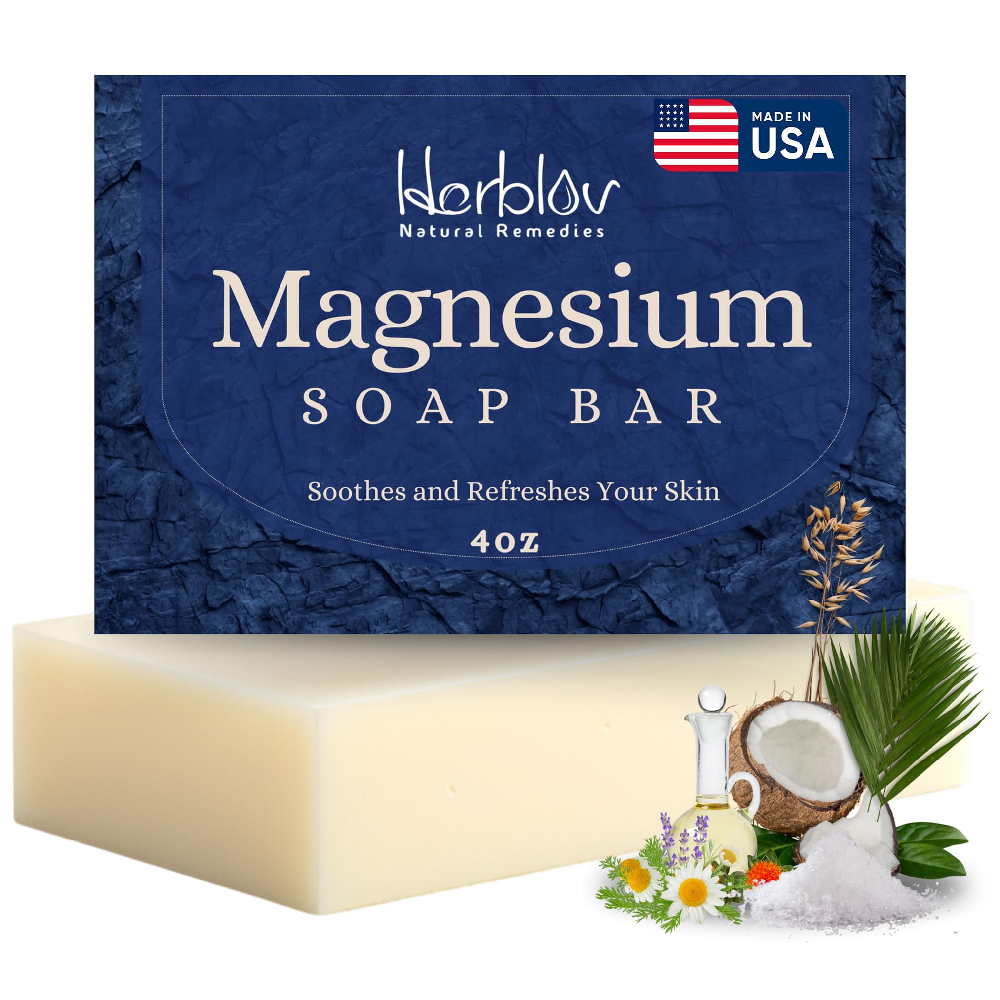 Dead Sea Magnesium Soap TMA2 Bar - Deep Cleansing, Moisturizing Soap ...