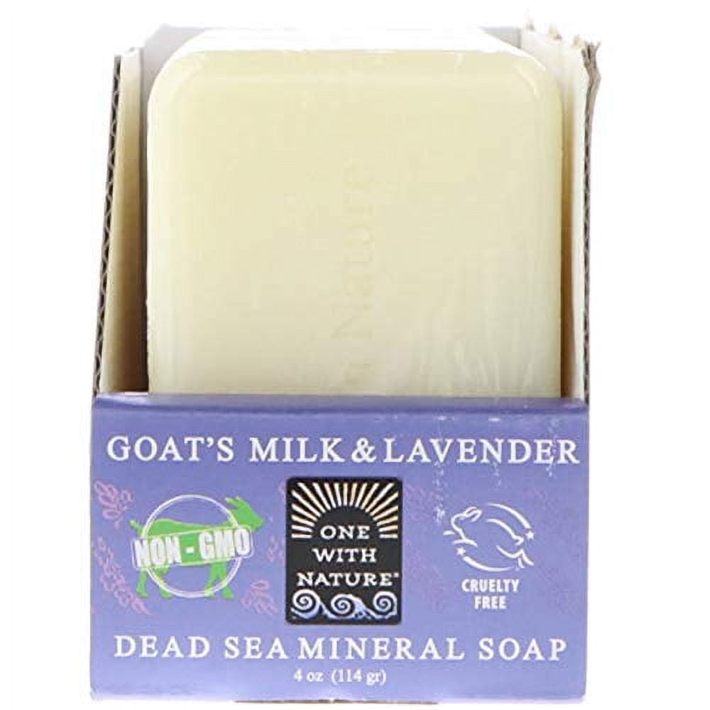 Dead Sea Mineral Soap, Goat's Milk & Lavender, 6 Bars, 4 Oz (114 G ...