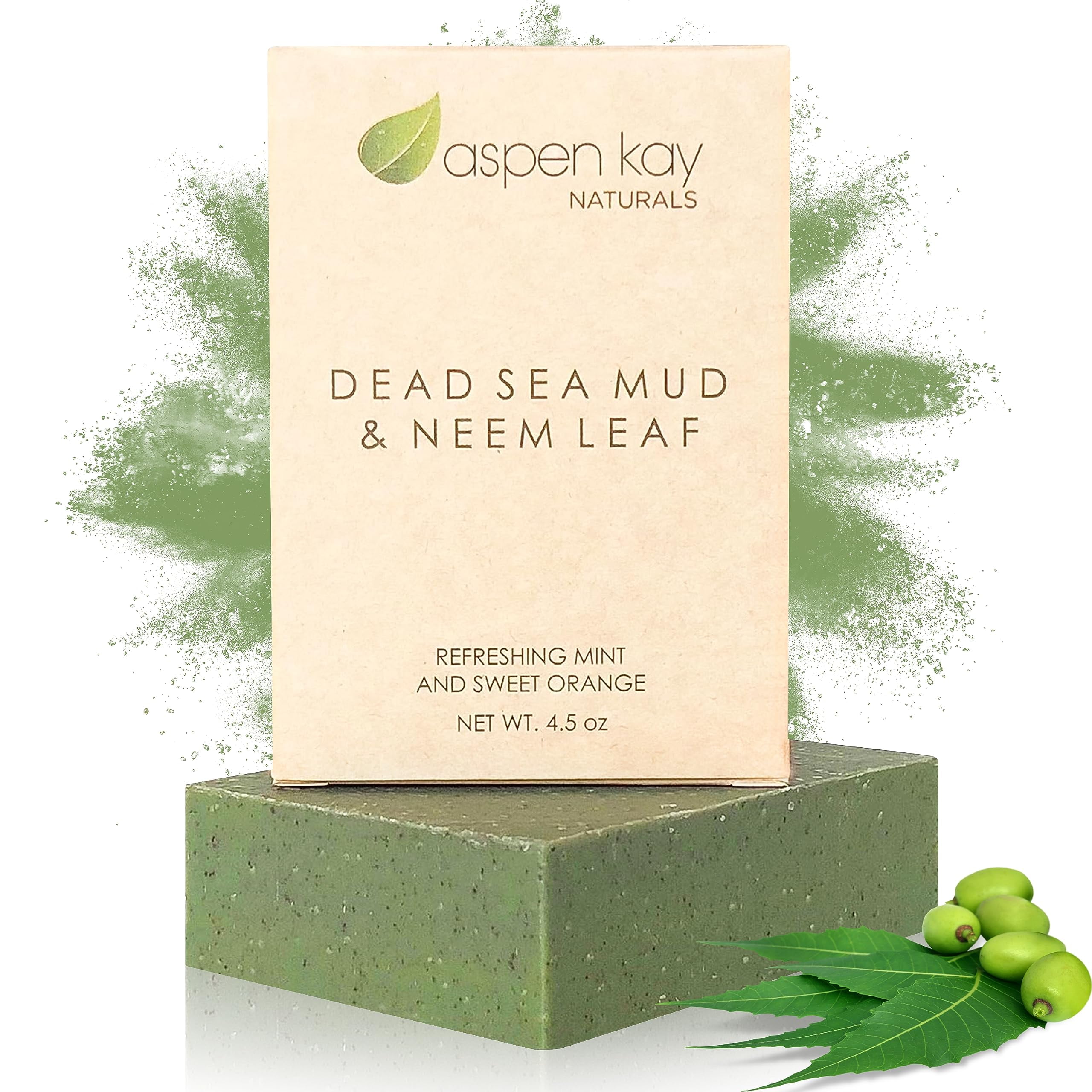 Dead Sea Mud and Neem HYZ01 Soap Bar for Face & Body - Natural and ...