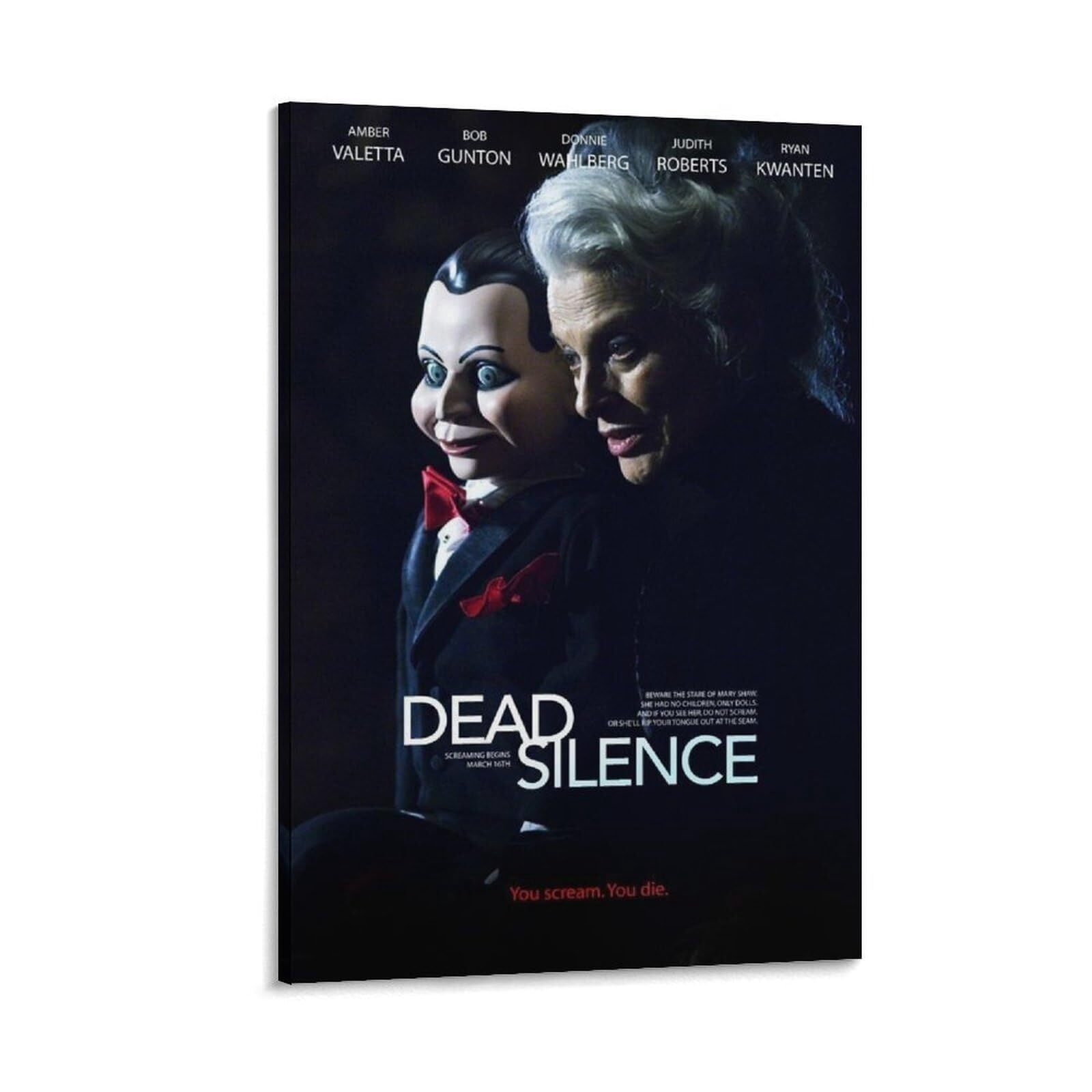 Dead Silence Horror Movie Poster (12) Poster Decorative Painting Canvas ...
