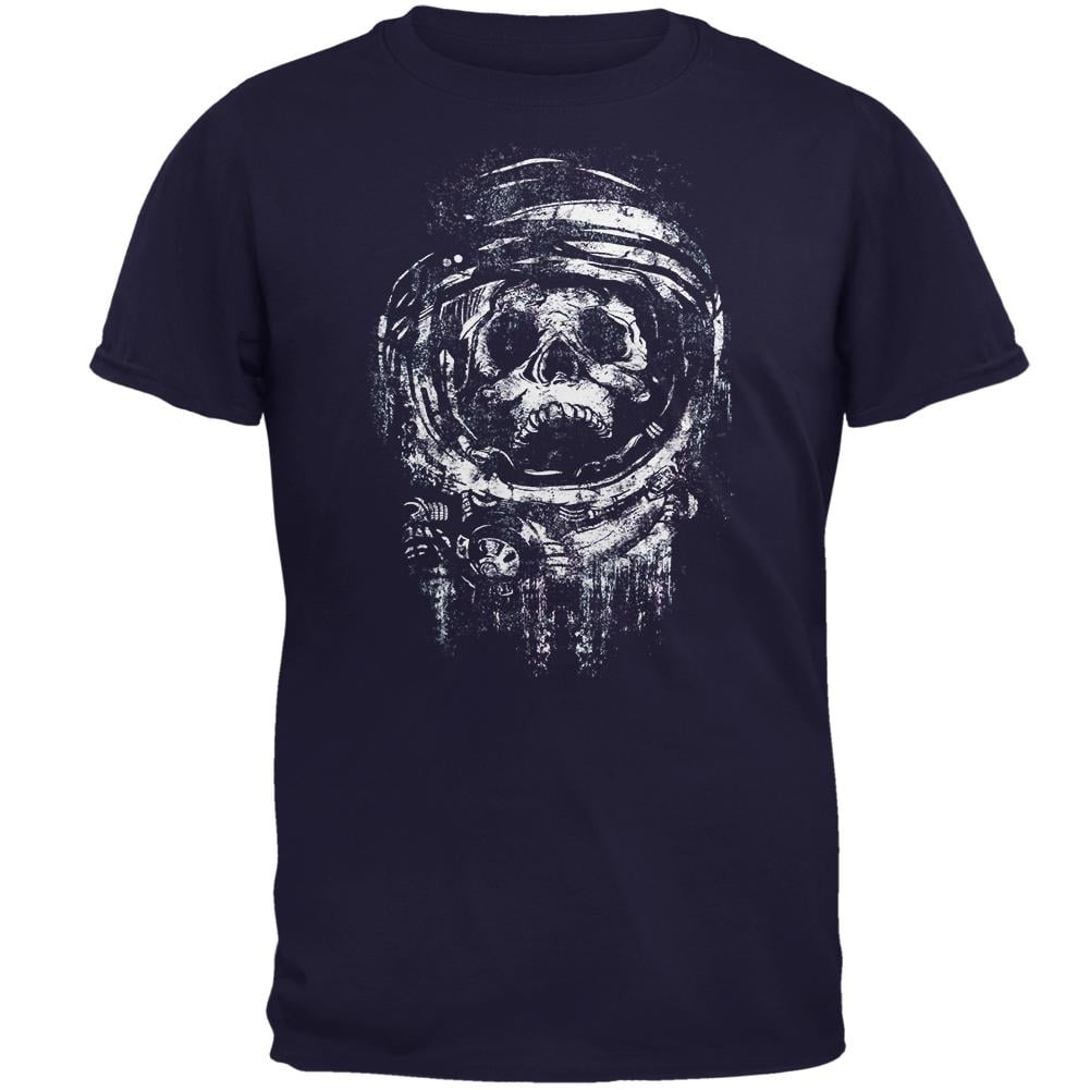 Dead Space Astronaut Skull Mens T Shirt Navy X-LG - Walmart.com