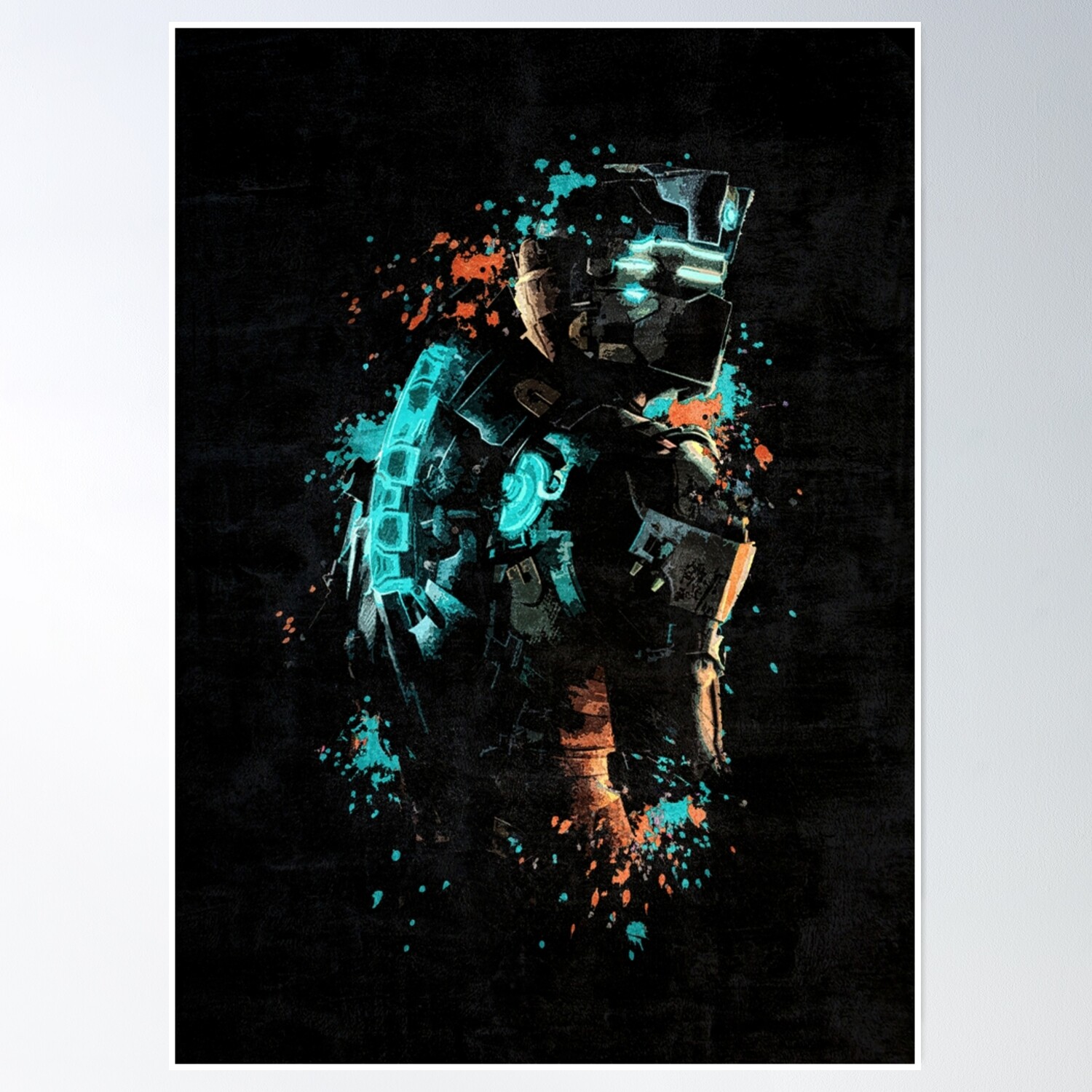 Dead Space Dark Splatter Poster Wall Art, Modern Wall Decor, 24x36 ...