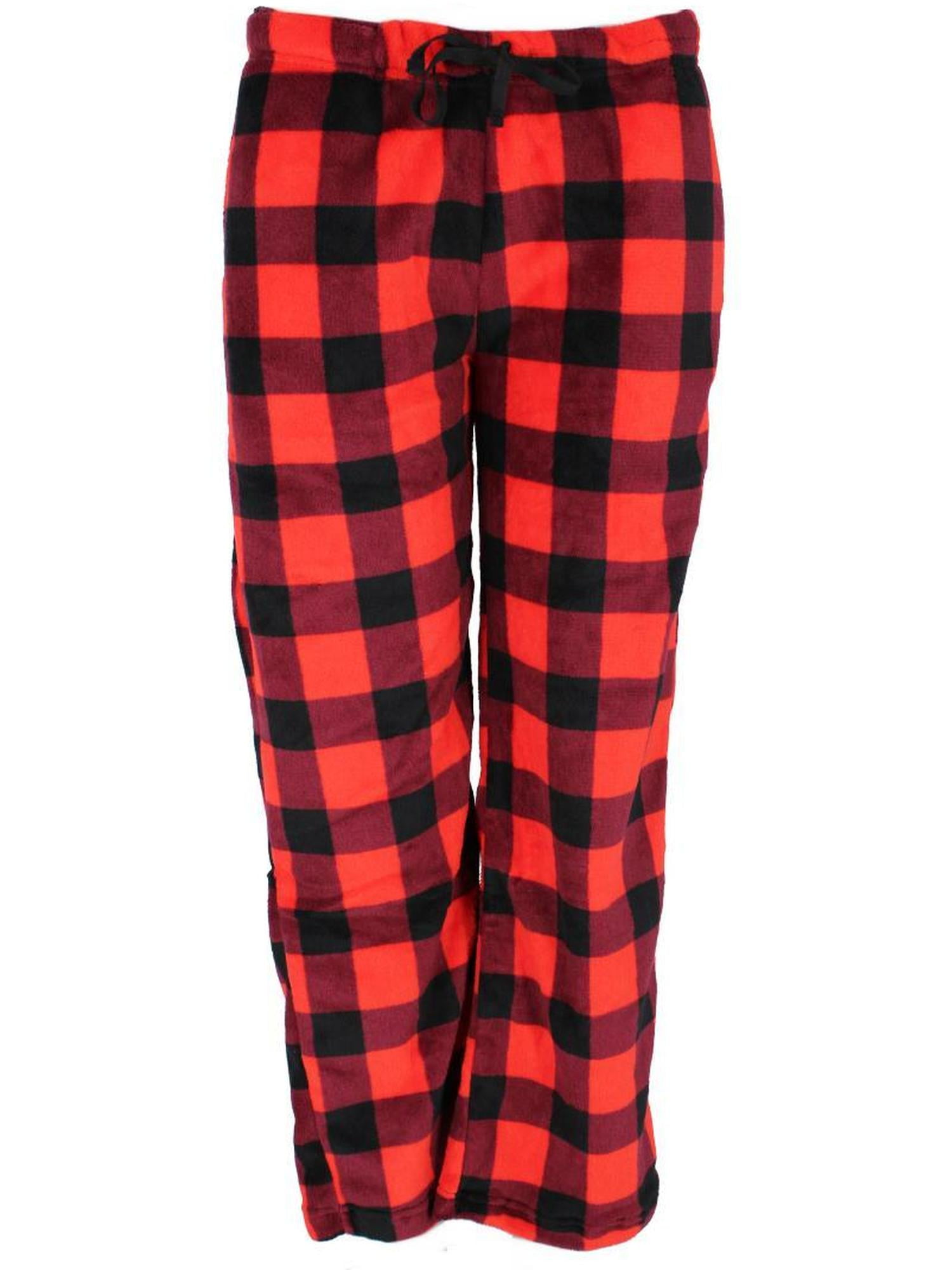 Dead Tired Buffalo Check Winter Pajama Pants (Women) - Walmart.com