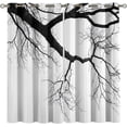 Dead Tree Blackout Curtains, Winter Branch Window Drapes for Bedroom ...