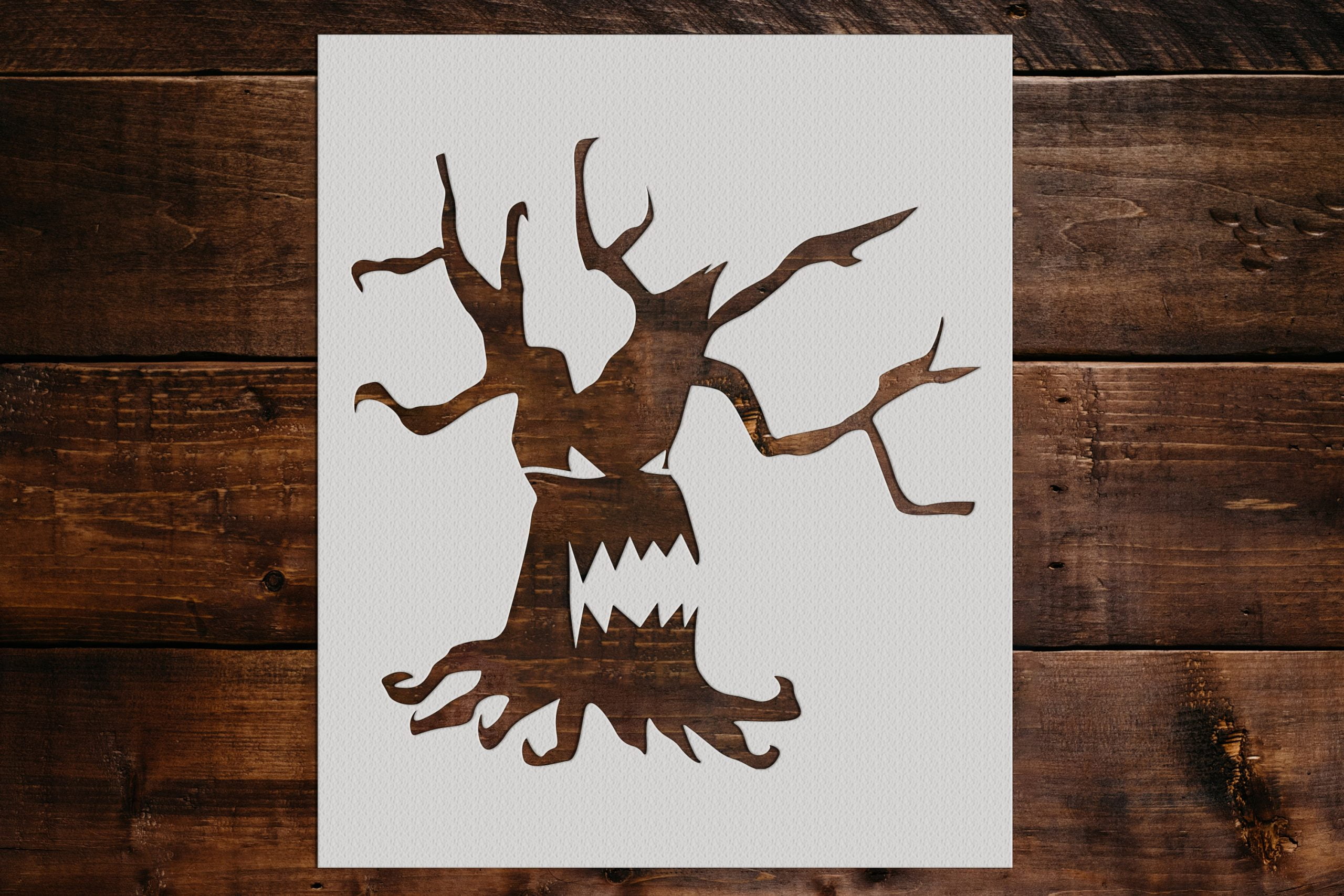 Dead Tree Stencil - Art and Wall Stencil (11"x8.5") - Walmart.com