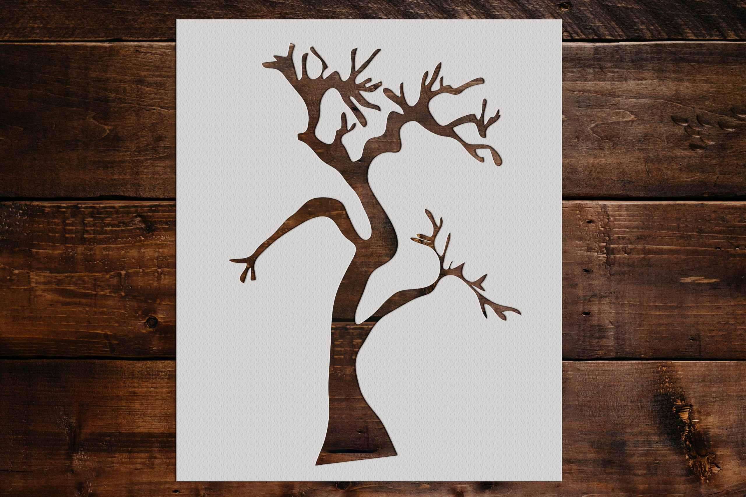 Dead Tree Stencil - Art and Wall Stencil (30"x48") - Walmart.com