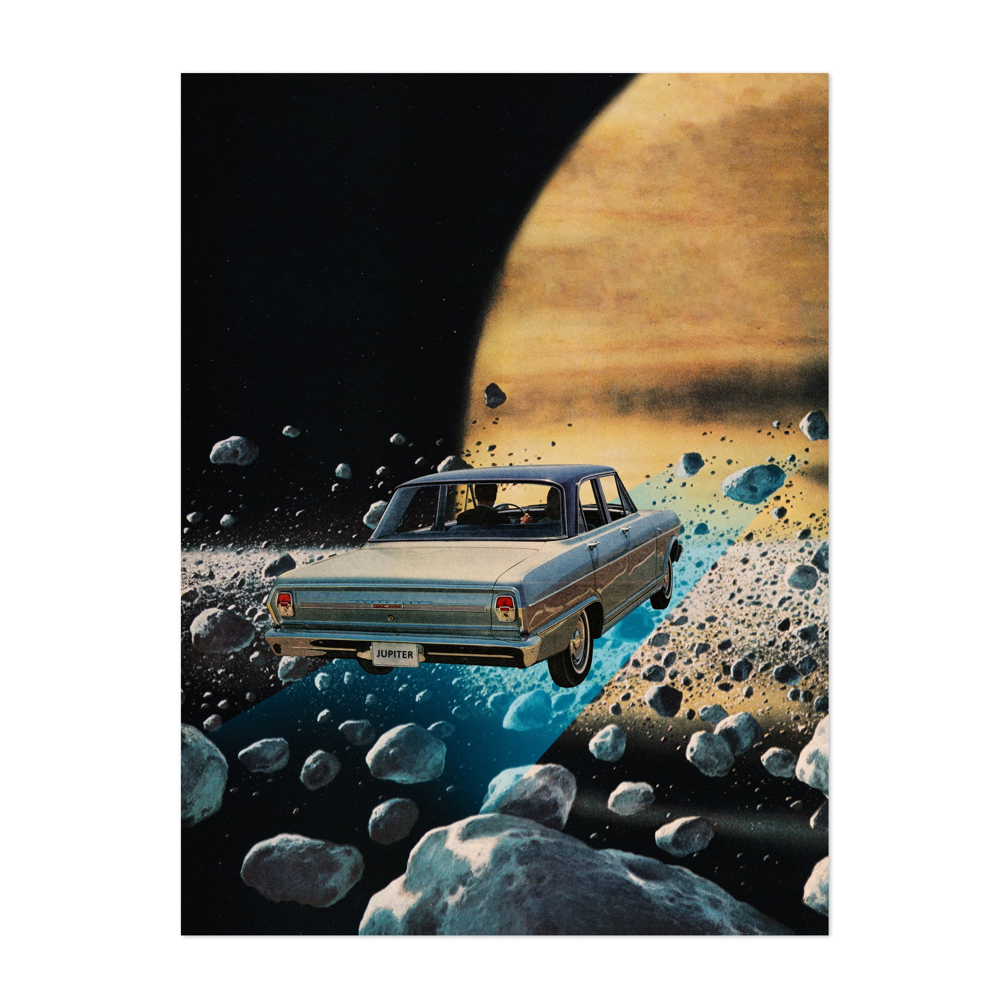 Dead Zone - Houston Texas Collage Surrealism Space Retro Psychedelic ...