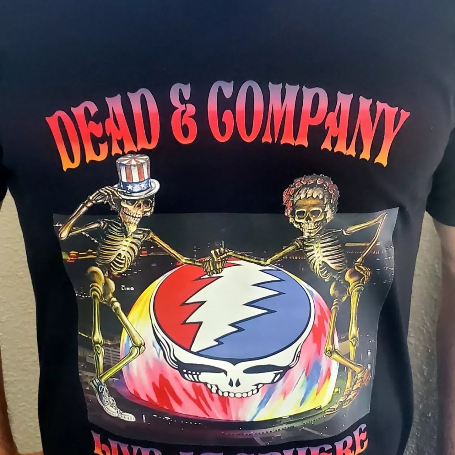 Dead and Company T Shirt, Sphere Las Vegas Concert Black Original ...