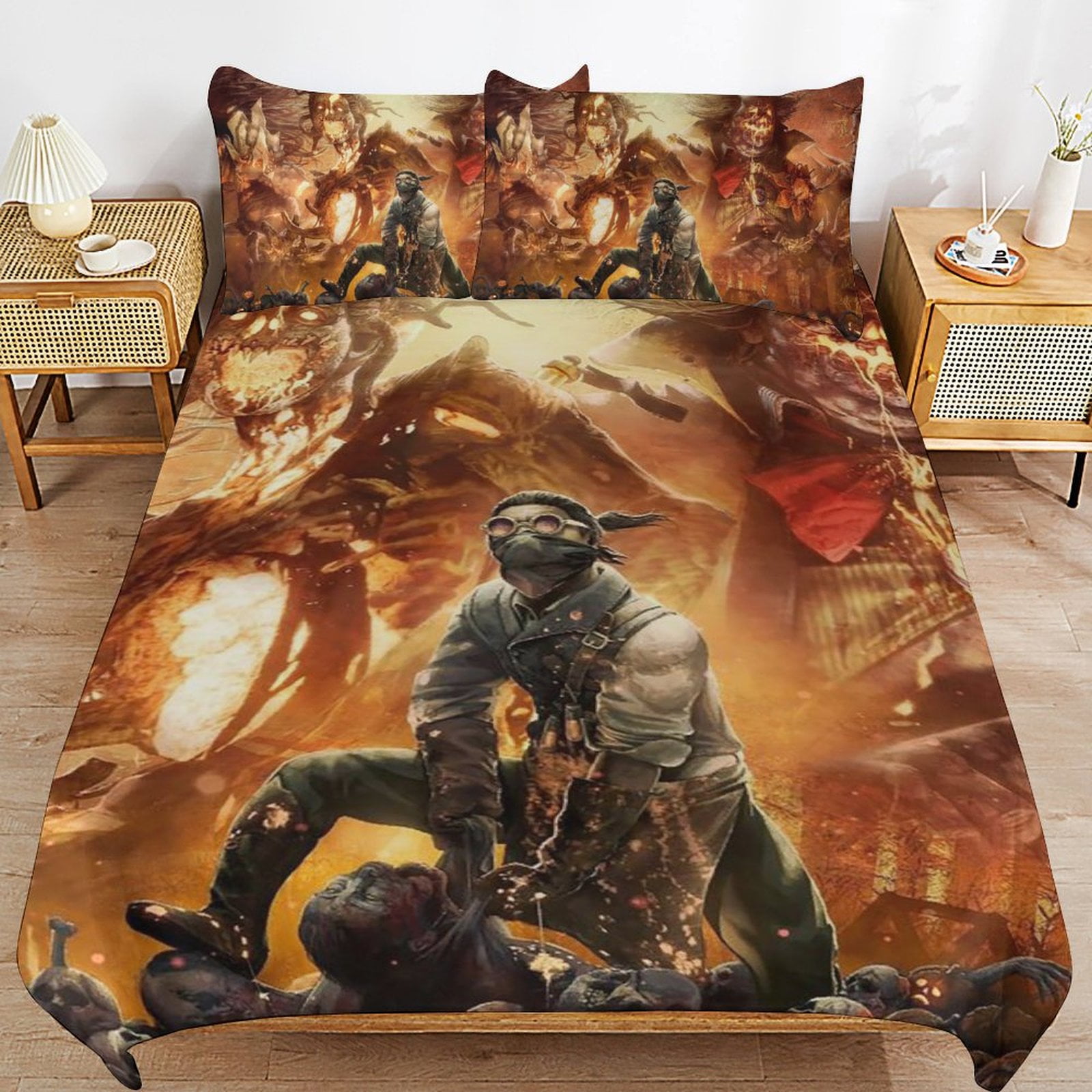 Dead by Daylight 3-Piece Bedding Set Warm And Comfortable Soft Duvet ...