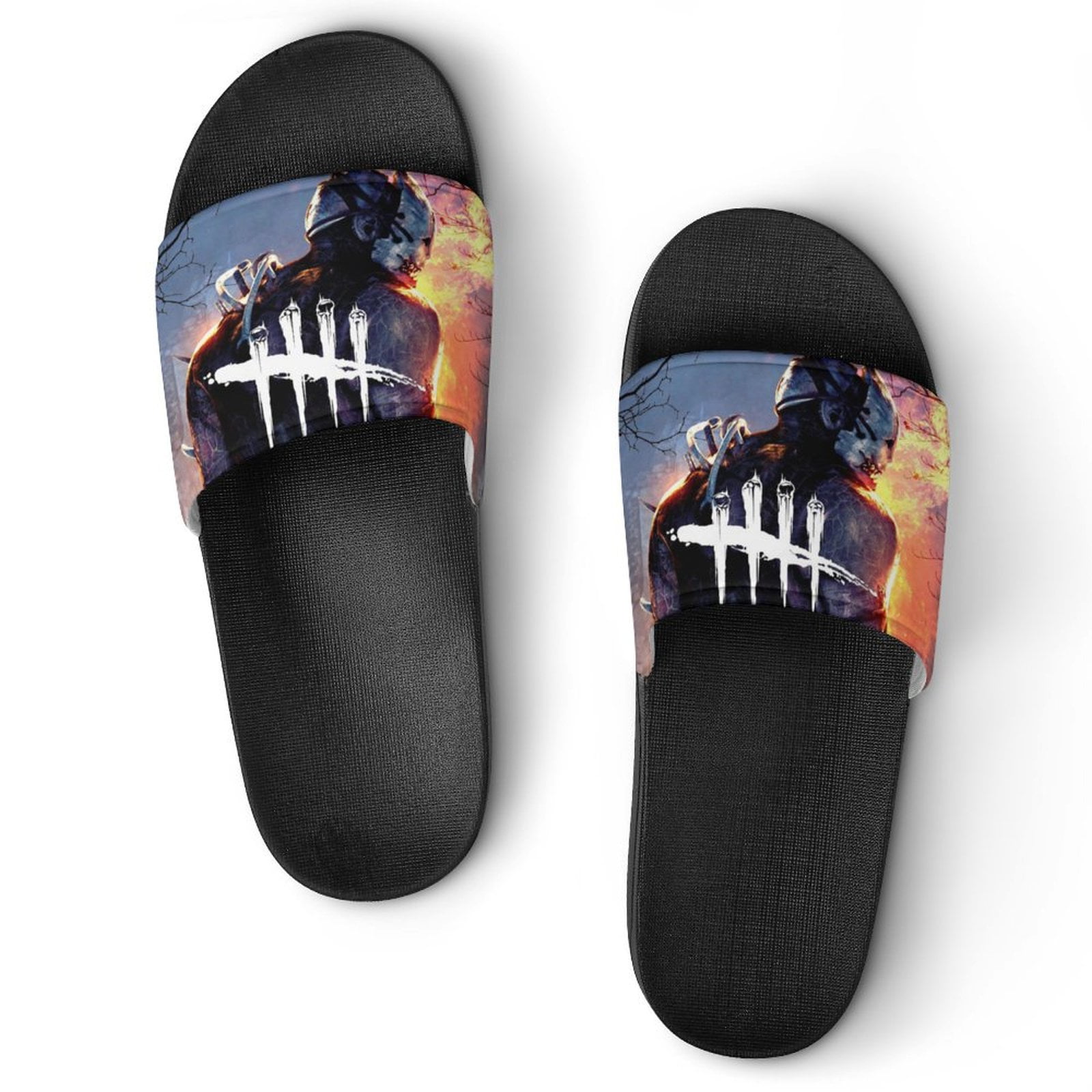 Dead by Daylight Boys Slide Sandals, Comfort Casual Pool Slide Outdoor ...