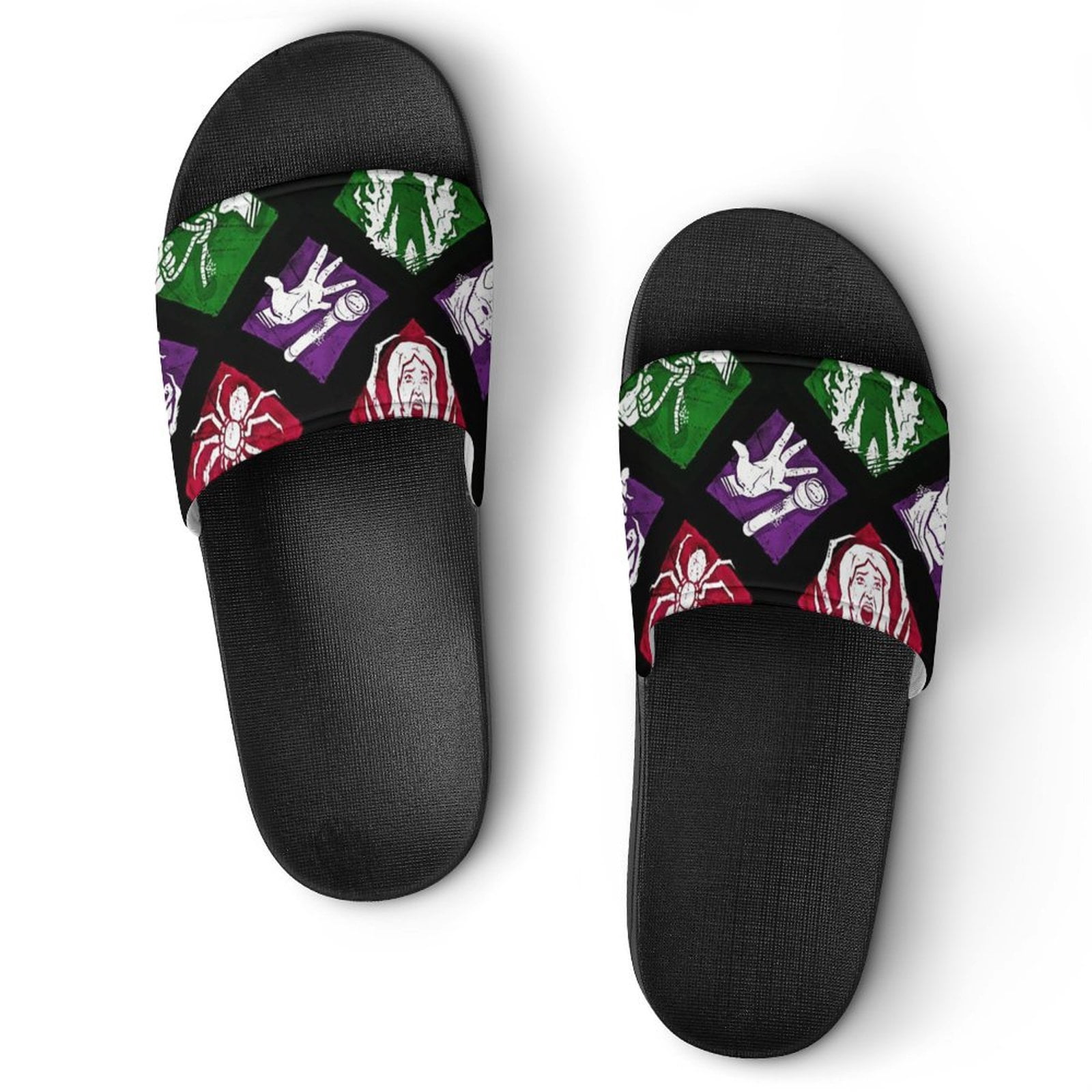 Dead by Daylight Boys Slide Sandals, Comfort Casual Pool Slide Outdoor ...