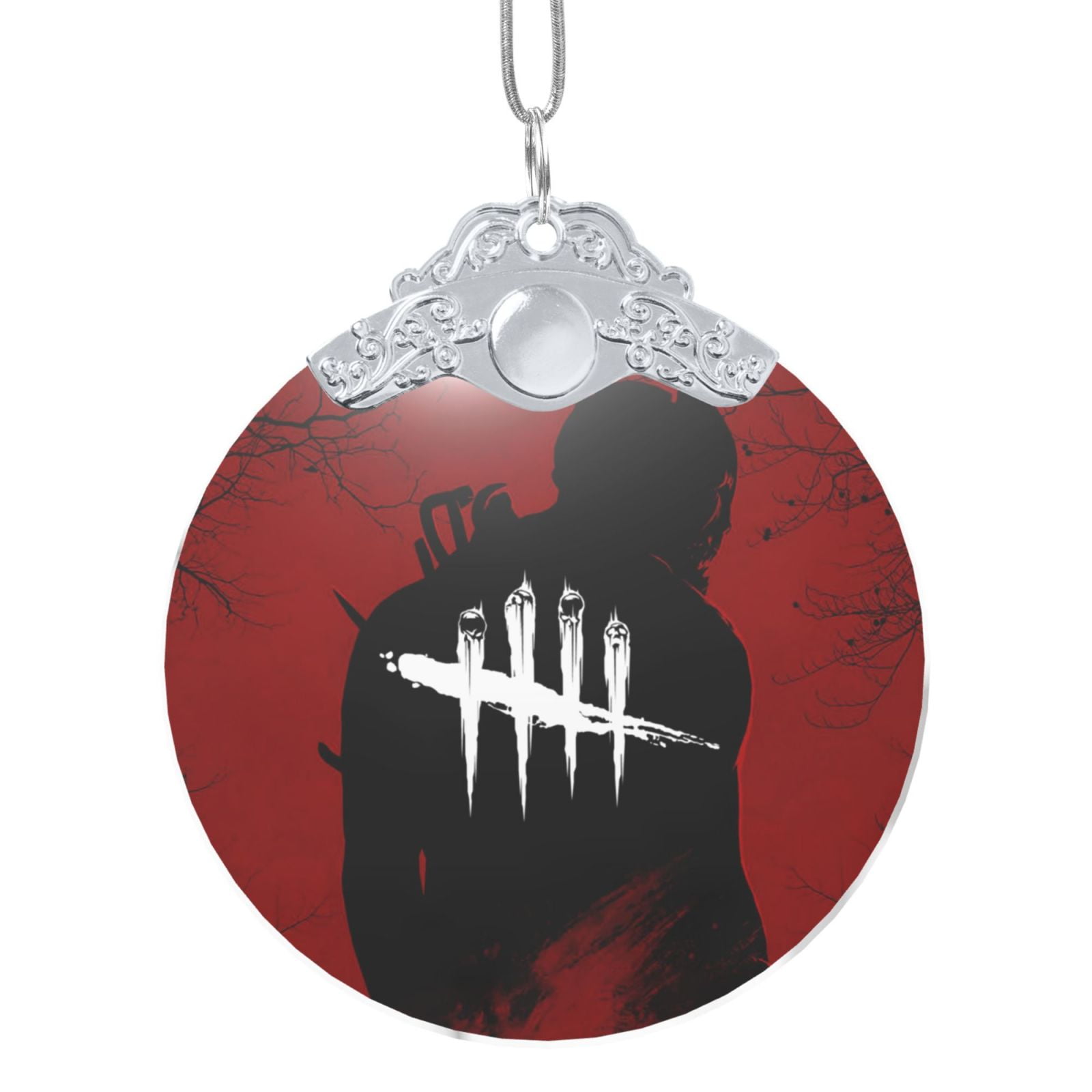 Dead by Daylight Christmas Tree Glass Round Pendant, Christmas Tree ...
