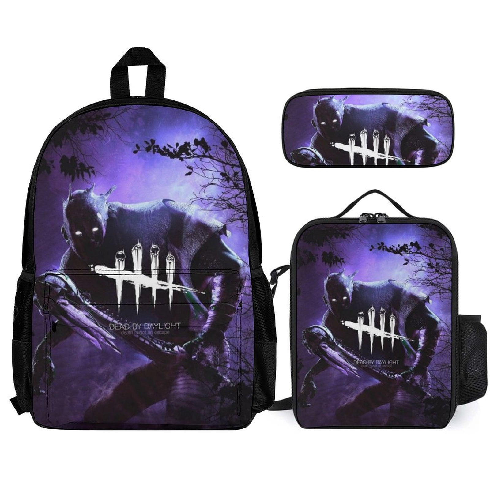 Dead by Daylight DBD Backpack 3 Pieces Set With Lunch Bag And Pencil ...