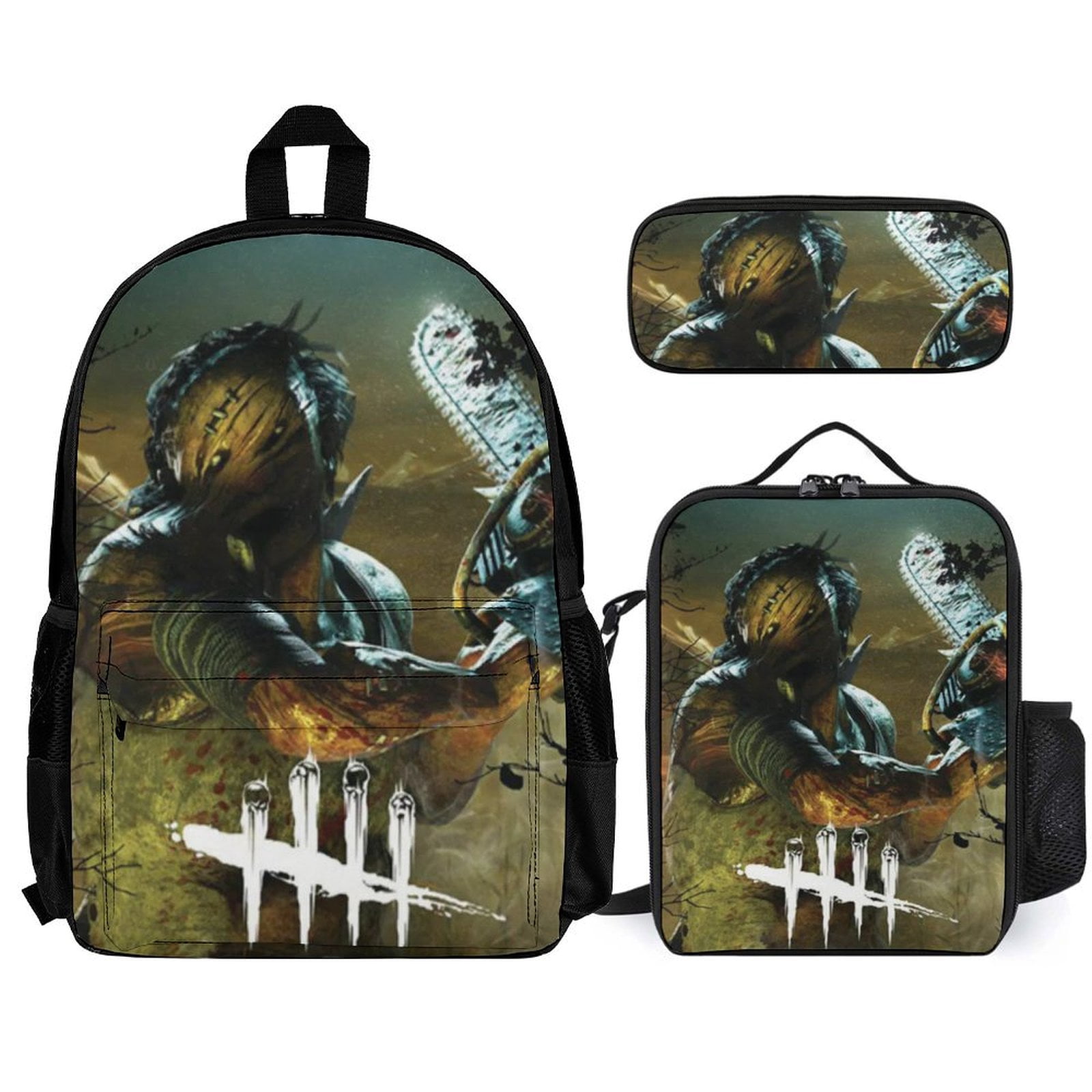 Dead by Daylight DBD Backpack 3 Pieces Set With Lunch Bag And Pencil ...