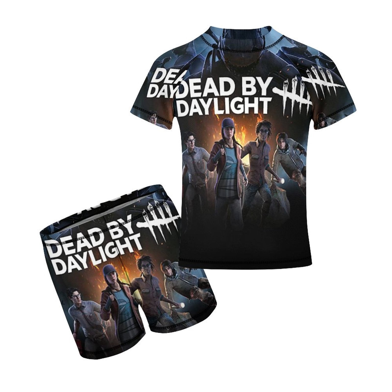 Dead by Daylight DBD Boys 2-Piece Swimsuit Set Bathing Suit Short ...