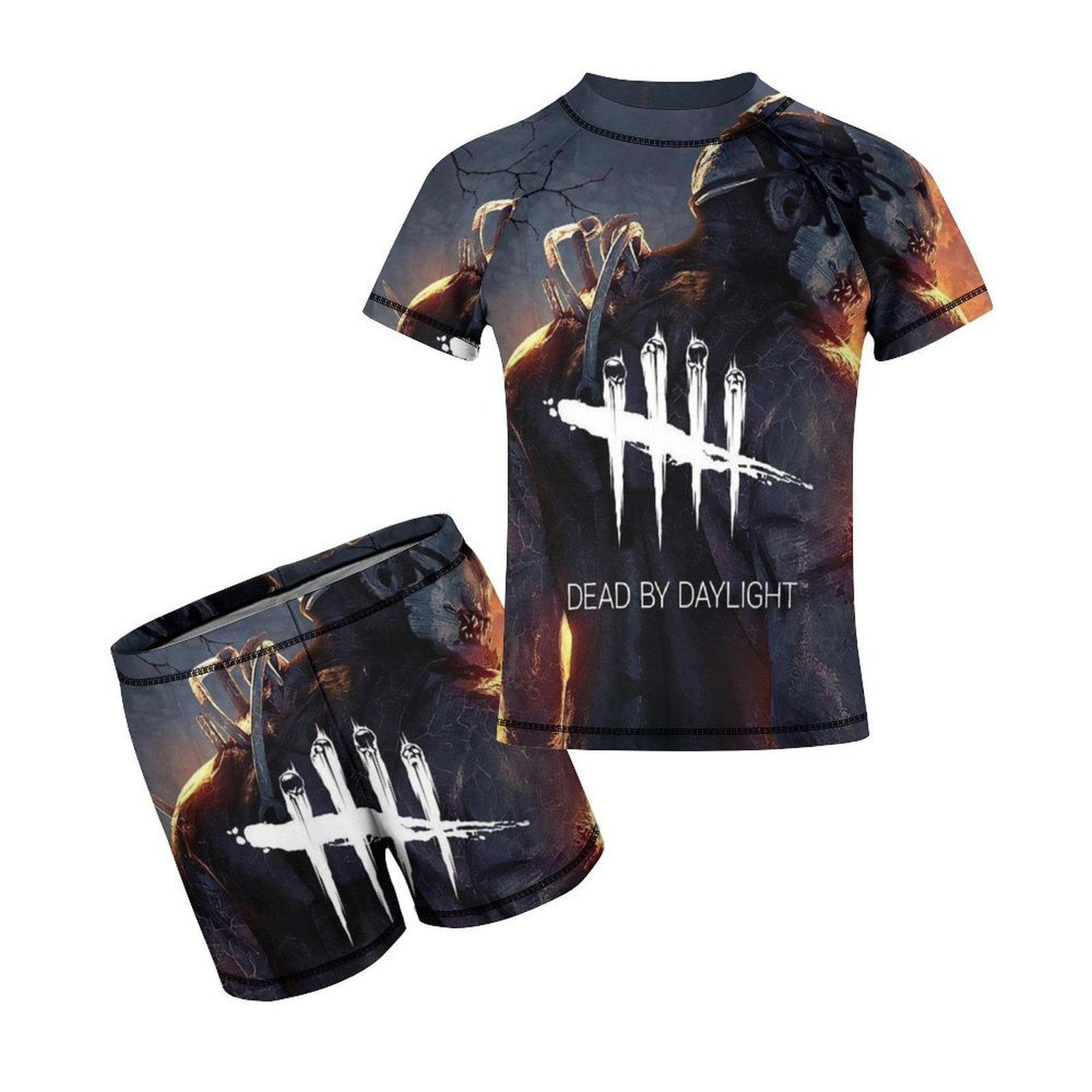 Dead by Daylight DBD Boys 2-Piece Swimsuit Set Bathing Suit Short ...