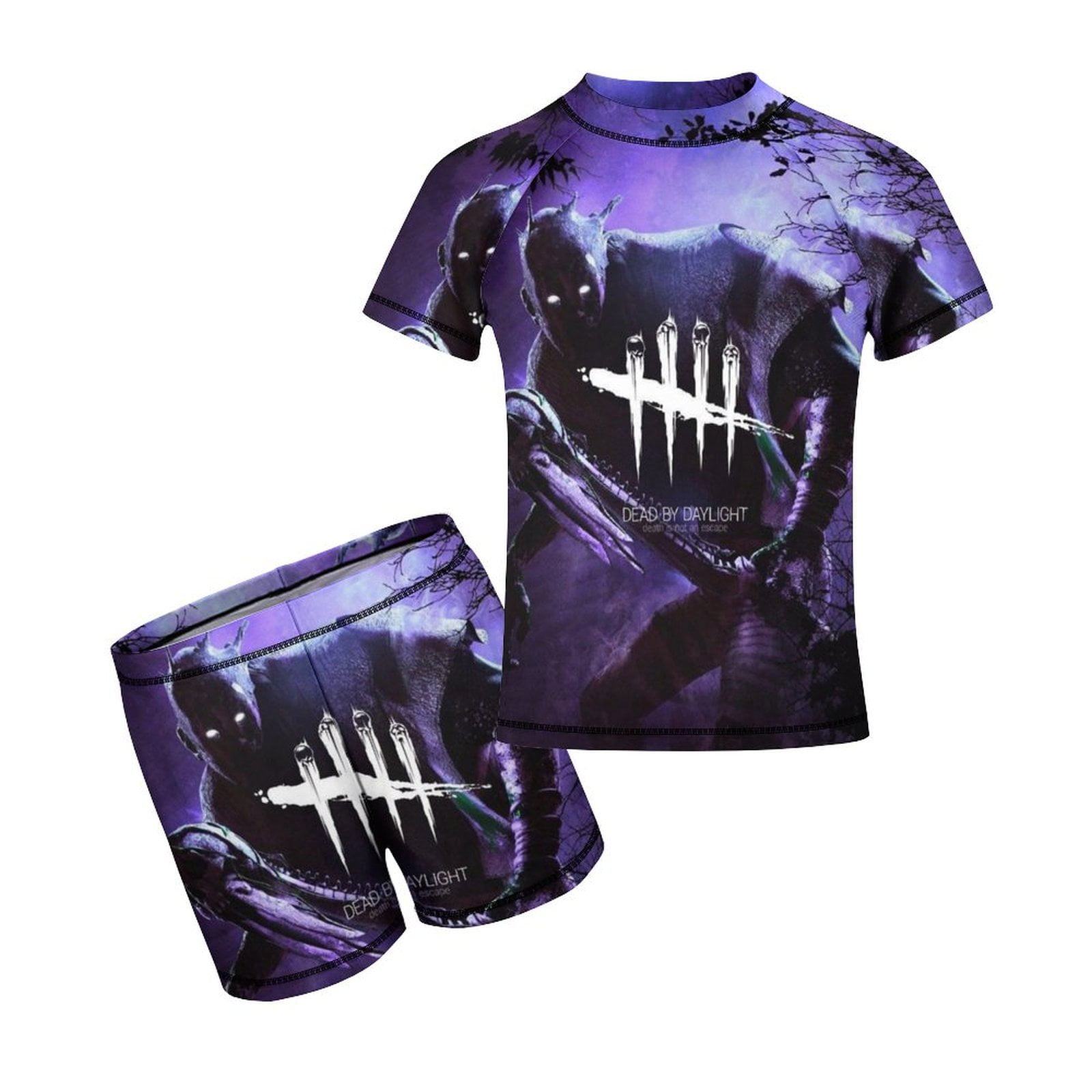Dead by Daylight DBD Boys 2-Piece Swimsuit Set Bathing Suit Short ...