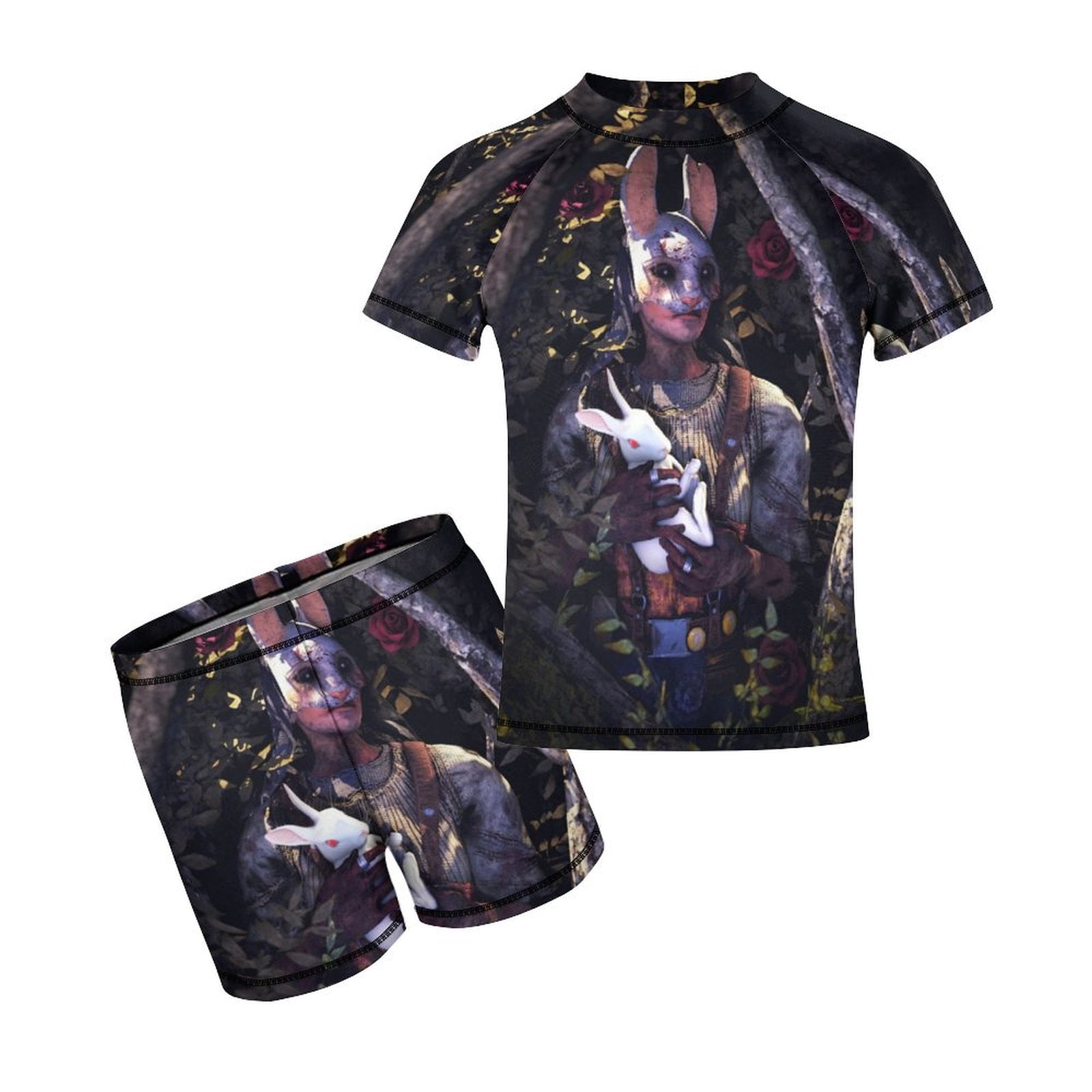 Dead by Daylight DBD Boys 2-Piece Swimsuit Set Bathing Suit Short ...