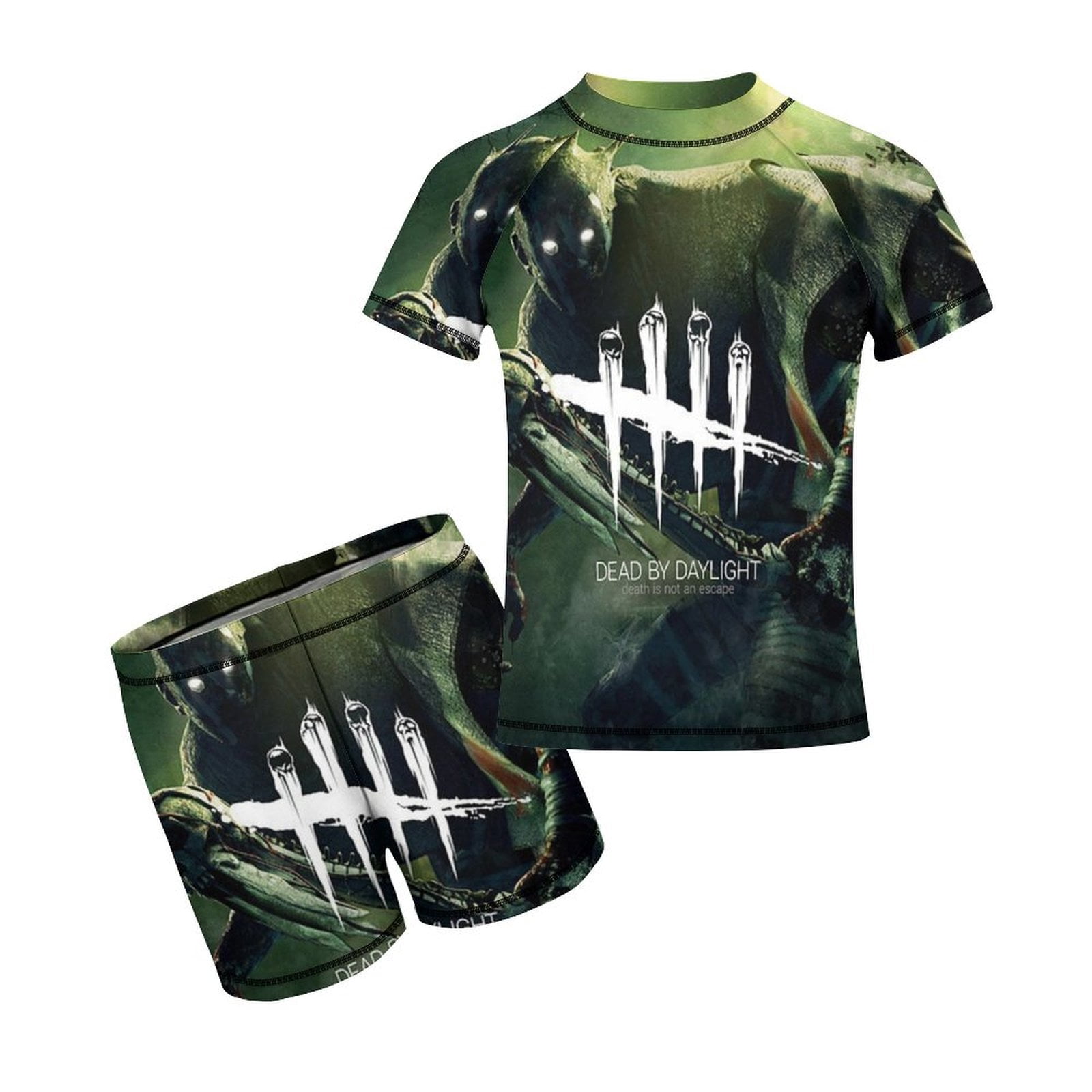 Dead by Daylight DBD Boys 2-Piece Swimsuit Set Bathing Suit Short ...