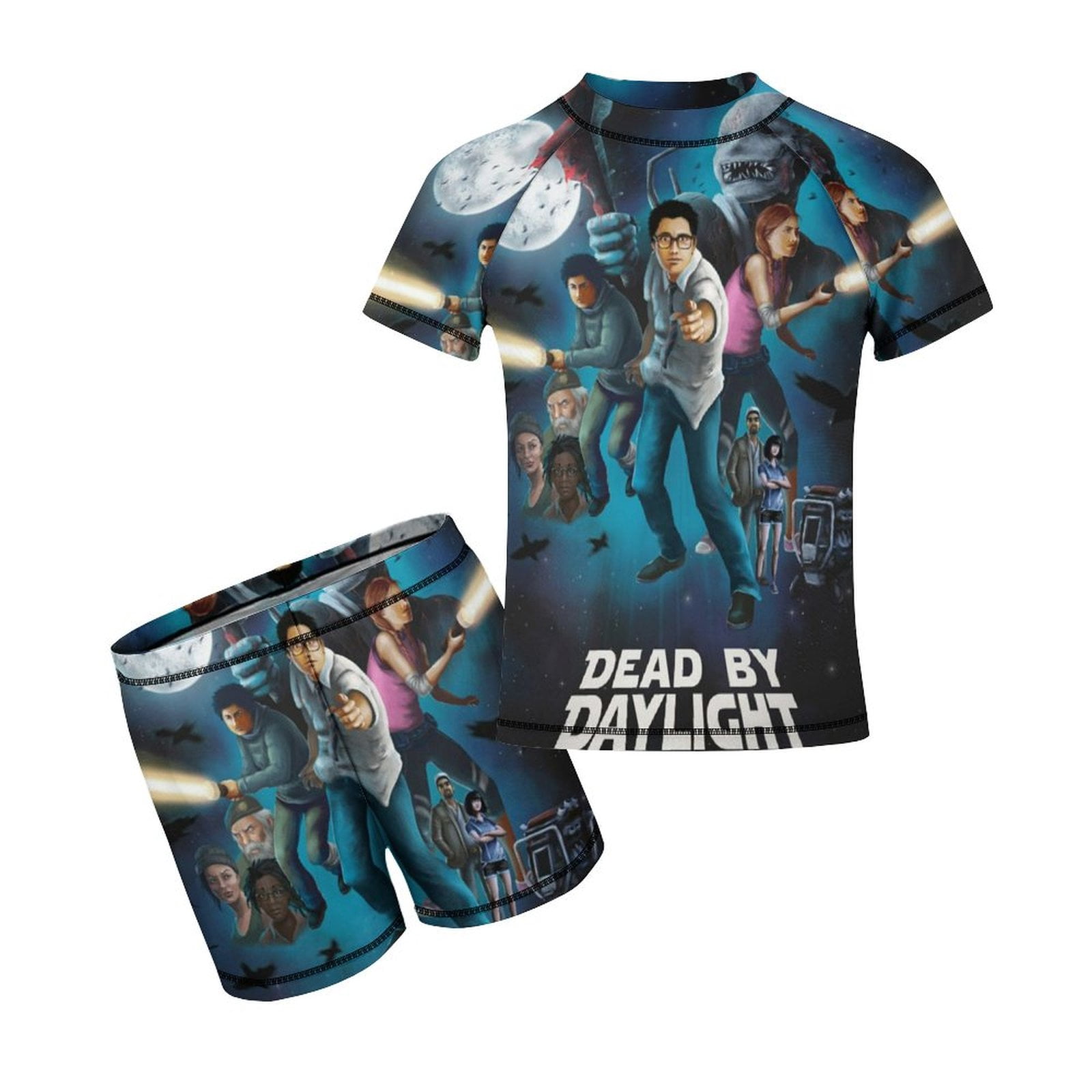 Dead by Daylight DBD Boys 2-Piece Swimsuit Set Bathing Suit Short ...