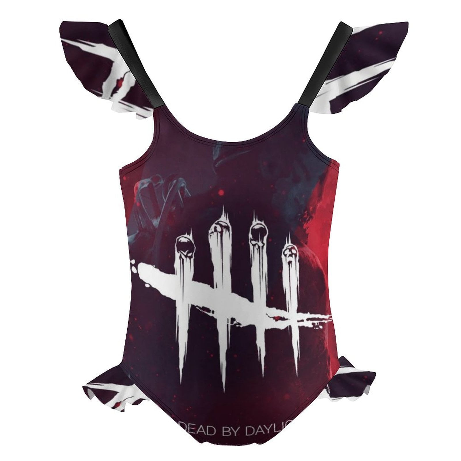 Dead by Daylight DBD Girls Swimsuit Ruffle One-piece Beachwear Kids ...