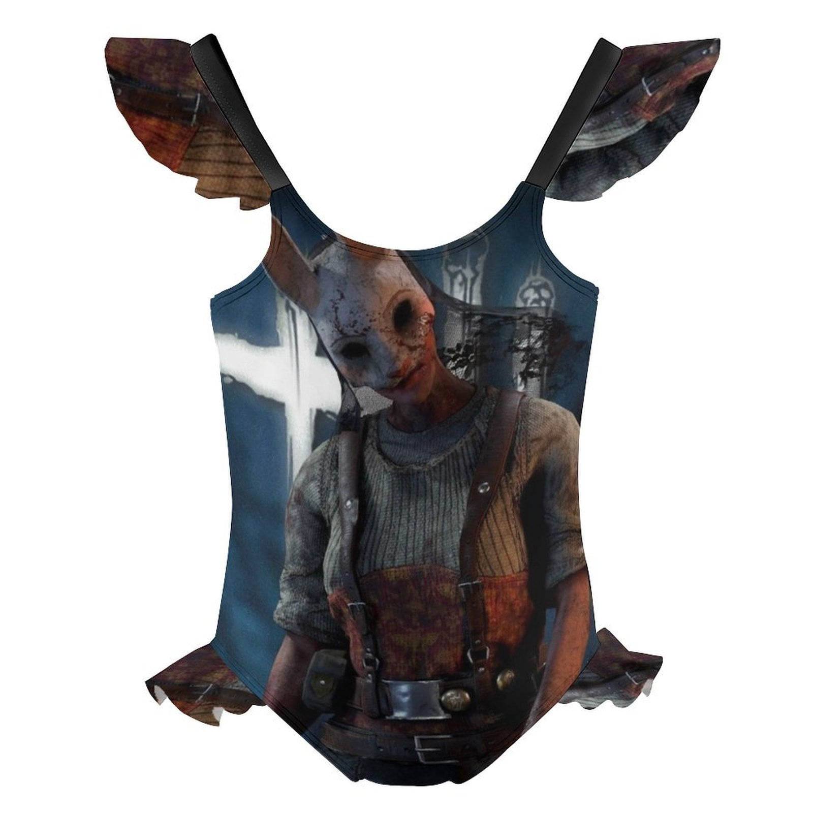 Dead by Daylight DBD Girls Swimsuit Ruffle One-piece Beachwear Kids ...