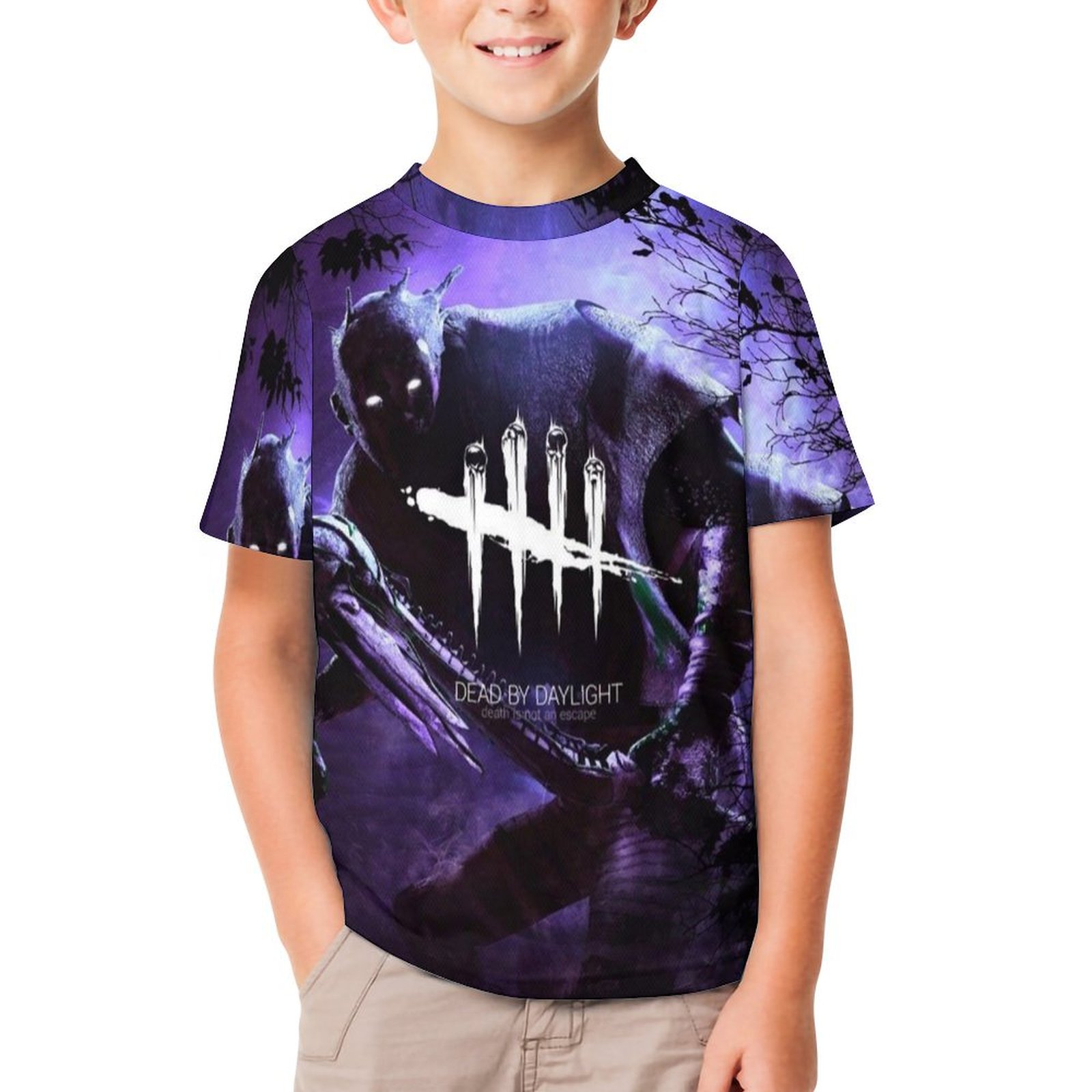 Dead by Daylight DBD Kids Short Sleeve Tee Shirt Novelty Crewneck T ...