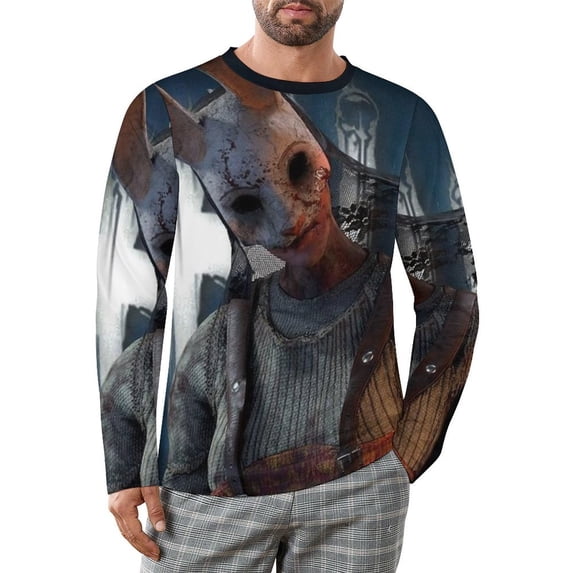 Dead by Daylight DBD Men's Long Sleeve T-Shirt Loose Trendy Tee Soft ...