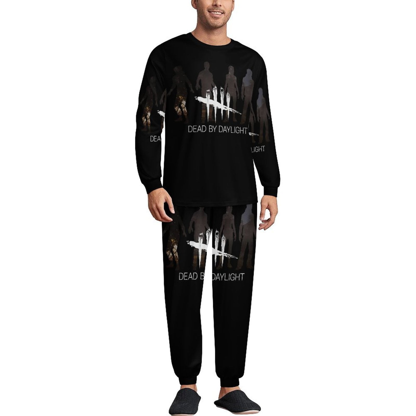 Dead by Daylight DBD Men's Lounge Pajamas Set 2-Piece Crew Neck ...