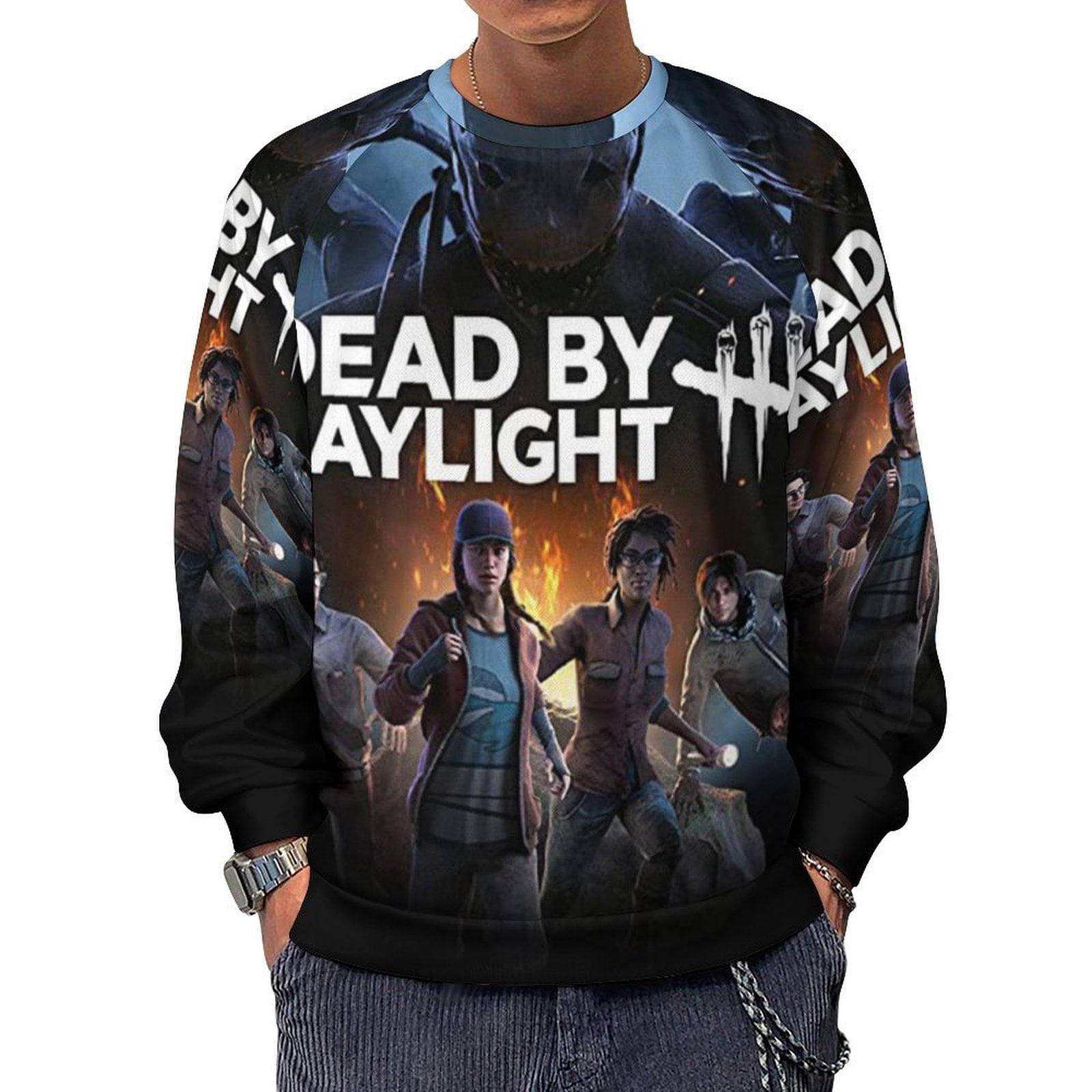 Dead by Daylight DBD Mens Crew Neck Sweatshirt 3D Printing Fall Clothes ...