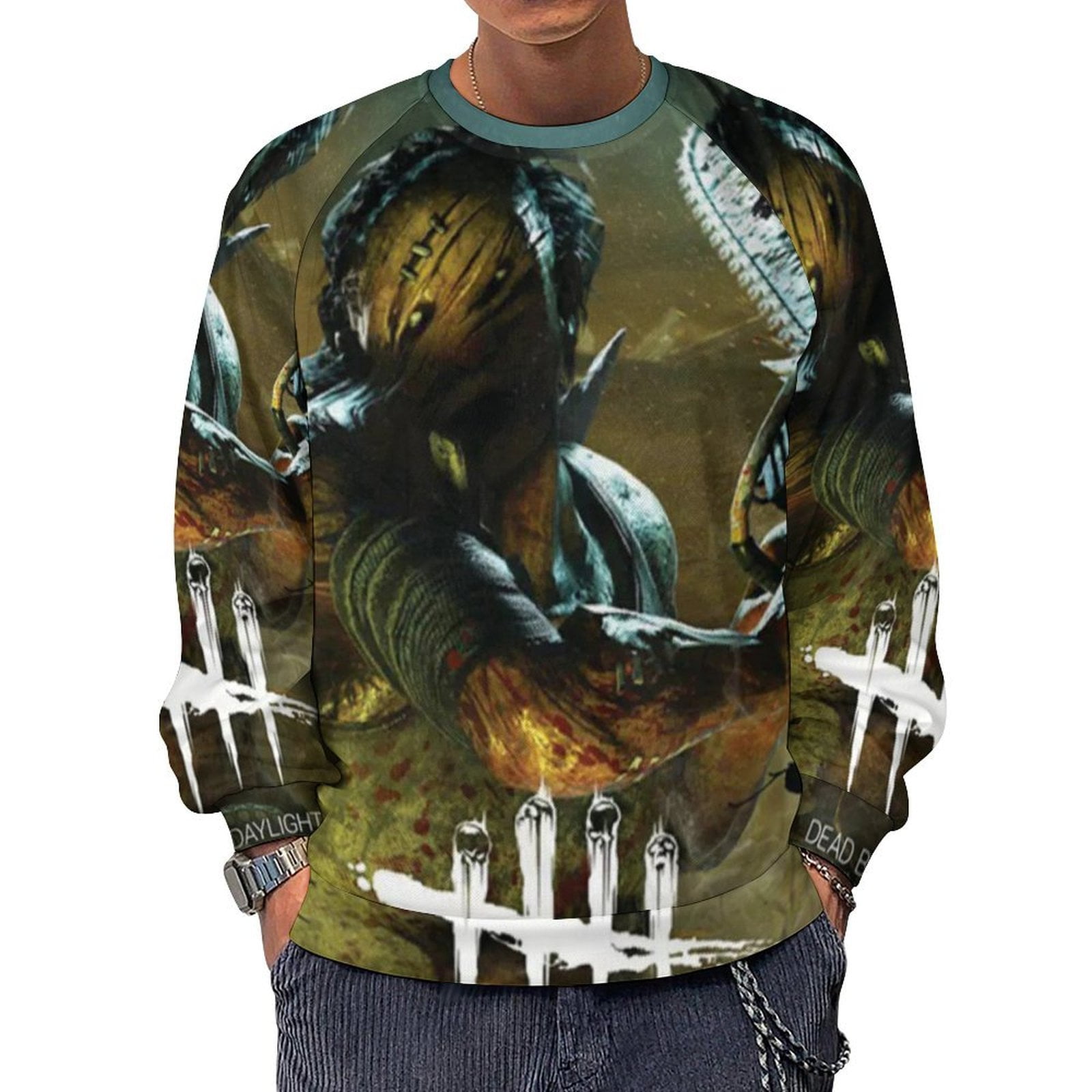 Dead by Daylight DBD Mens Crew Neck Sweatshirt 3D Printing Fall Clothes ...
