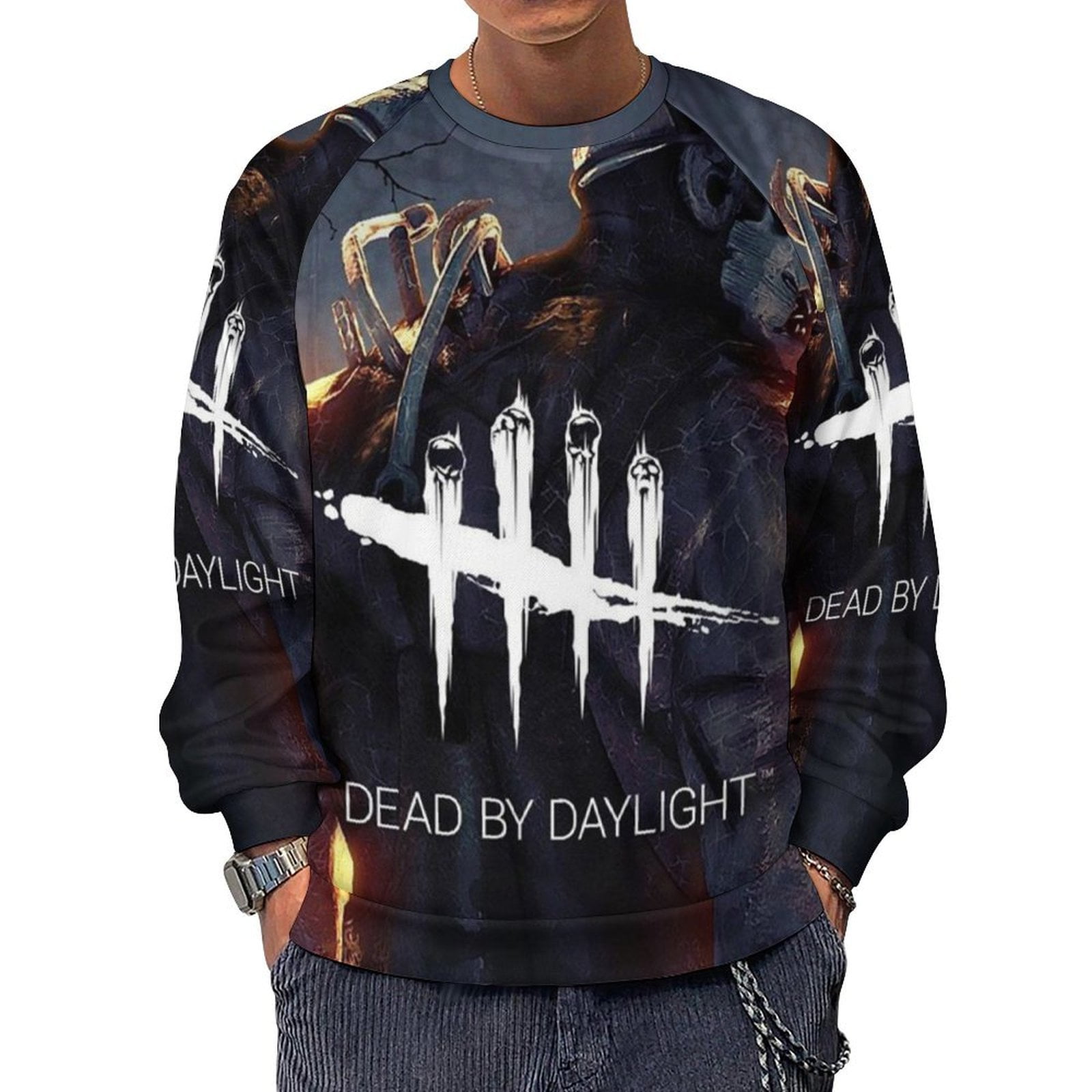 Dead by Daylight DBD Mens Crew Neck Sweatshirt 3D Printing Fall Clothes ...