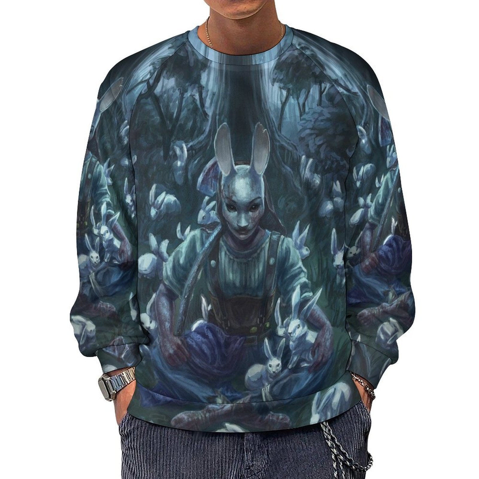 Dead by Daylight DBD Mens Crew Neck Sweatshirt 3D Printing Fall Clothes ...