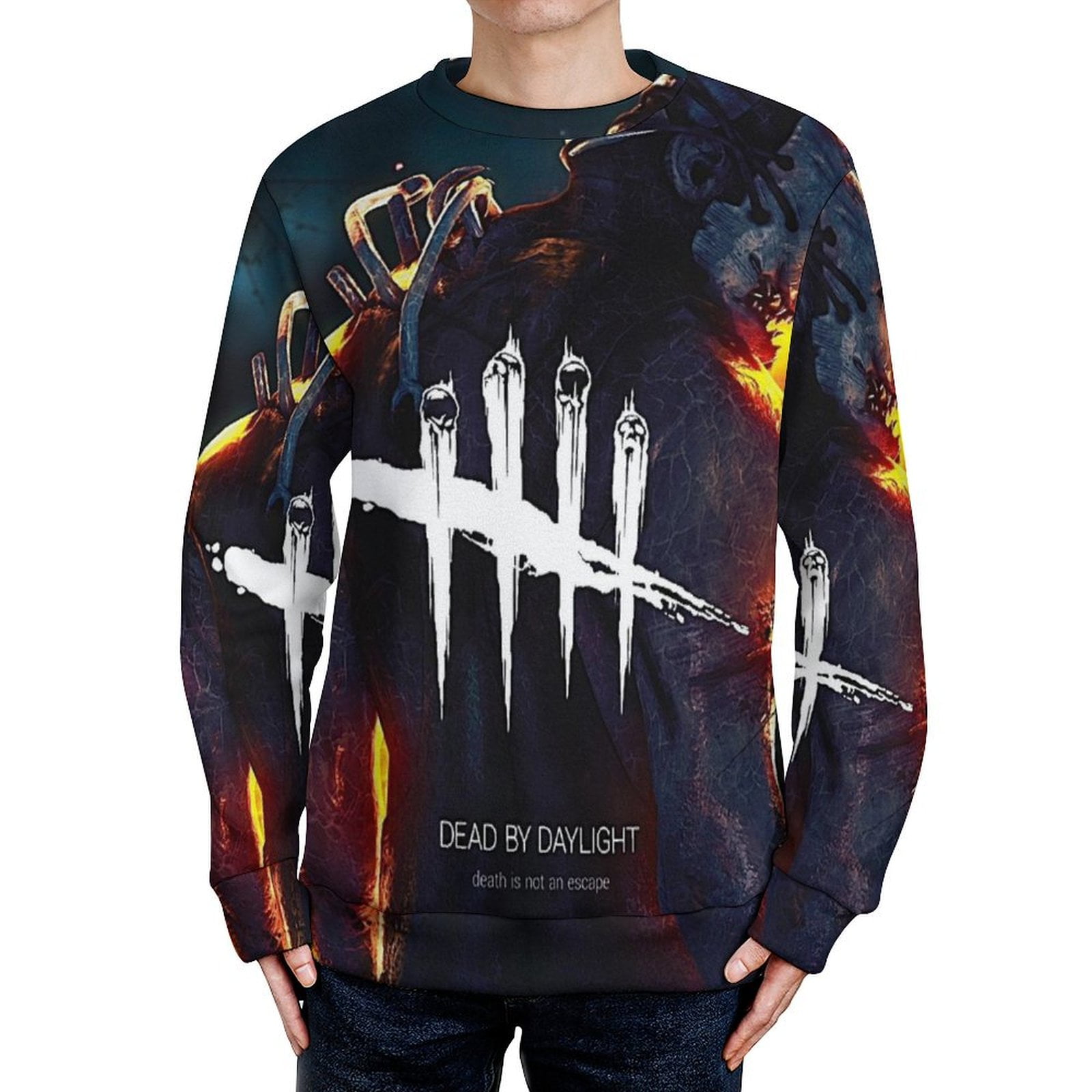 Dead by Daylight DBD Unisex Sweater Long Sleeve Round Neck Pullover ...
