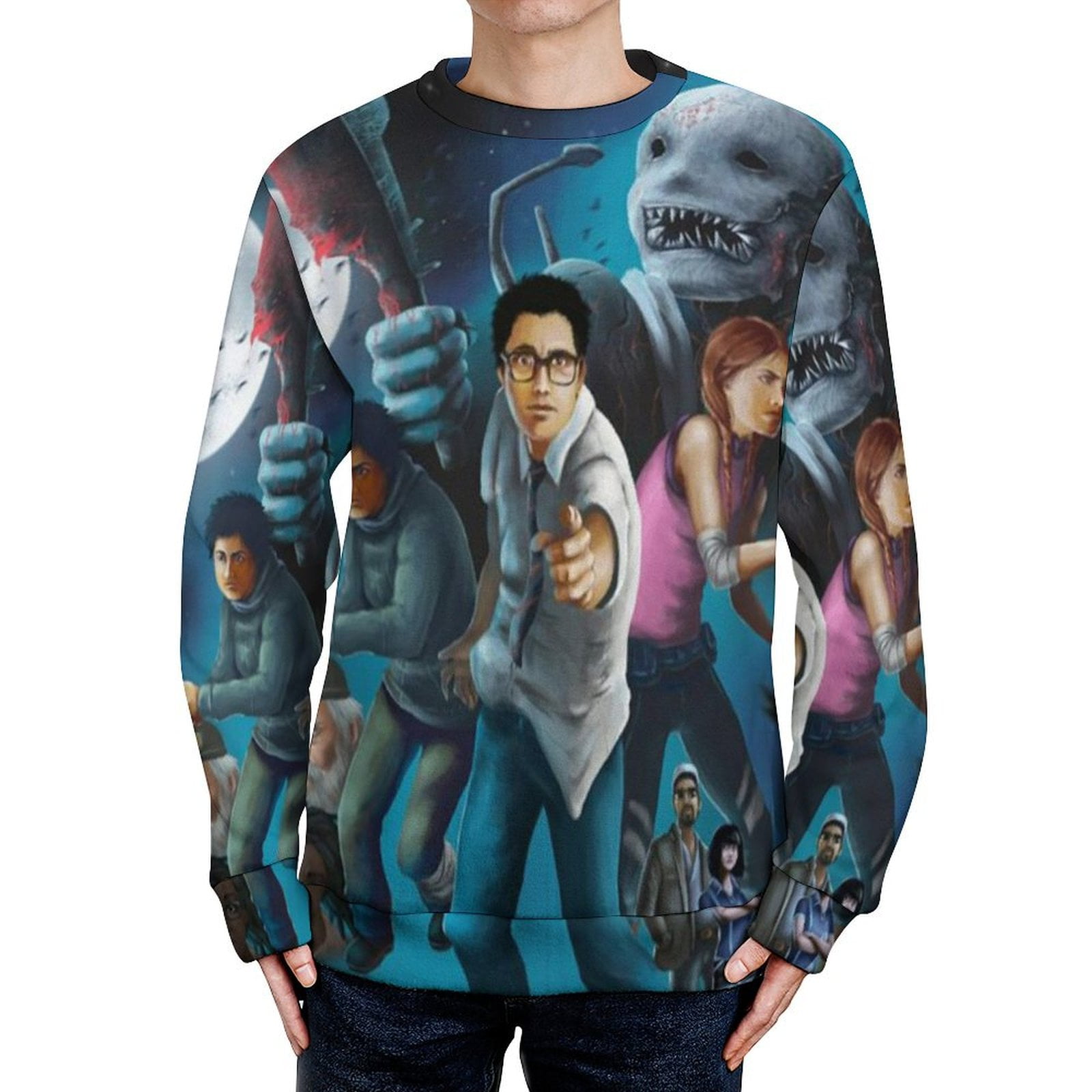 Dead by Daylight DBD Unisex Sweater Long Sleeve Round Neck Pullover ...