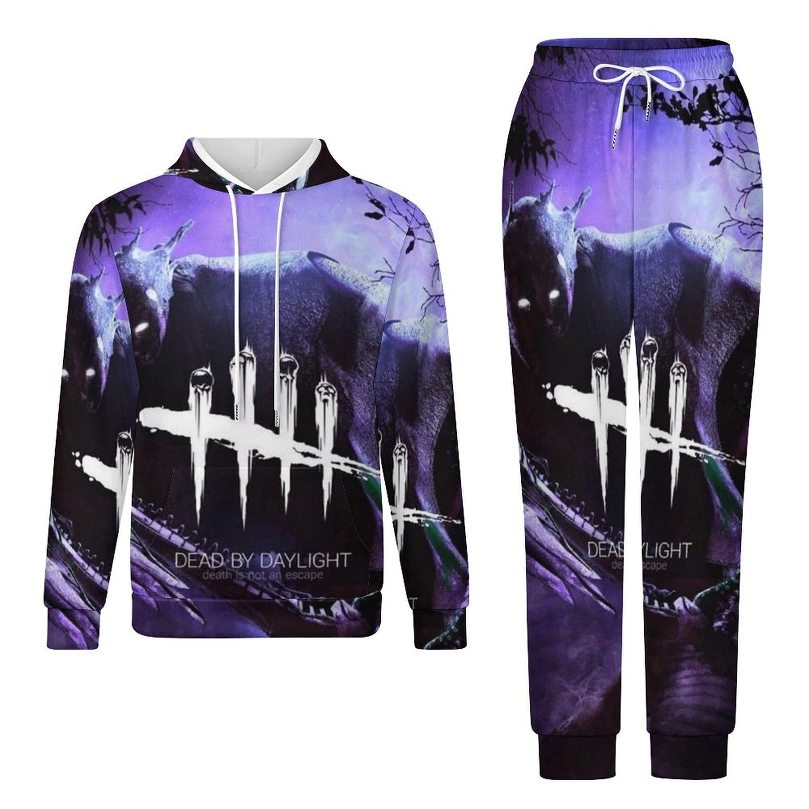 Dead by Daylight DBD Unisex Adult Sweatsuits Hoodie & Sweatpants Long ...