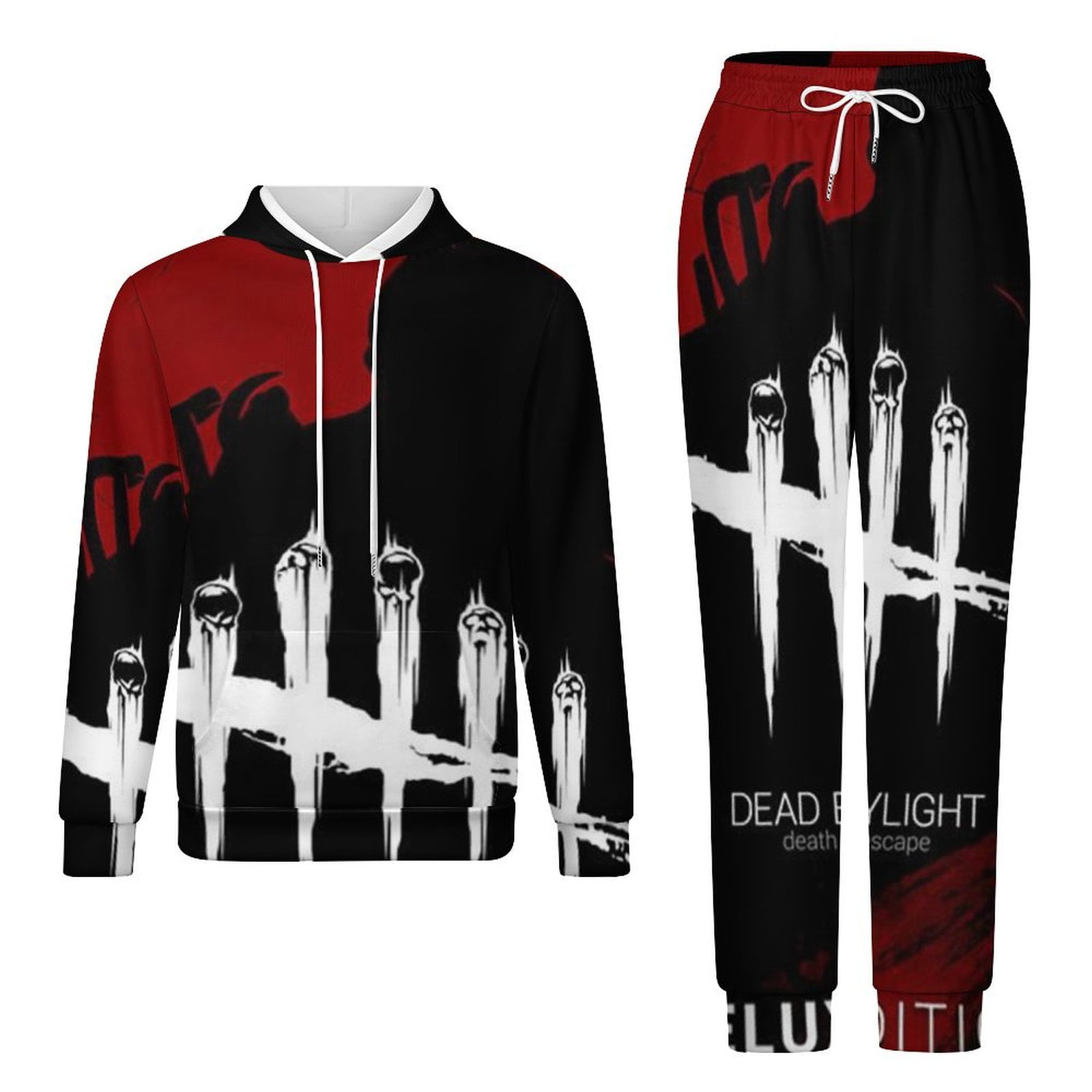 Dead by Daylight DBD Unisex Adult Sweatsuits Hoodie & Sweatpants Long ...