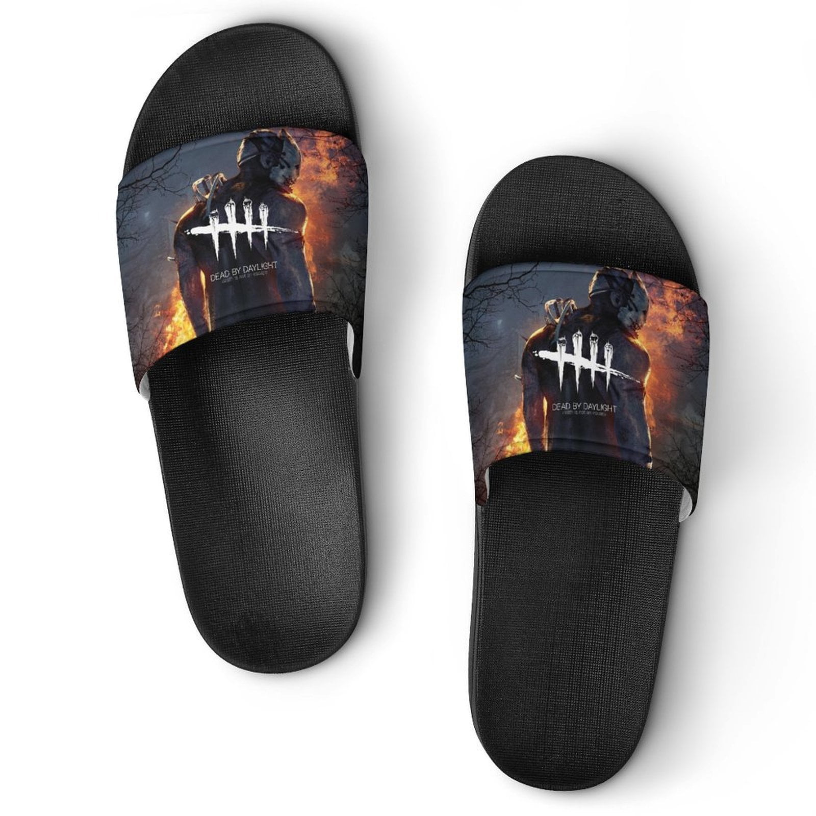Dead by Daylight Home Slippers Slide Sandals, Casual Pool Slide Outdoor ...