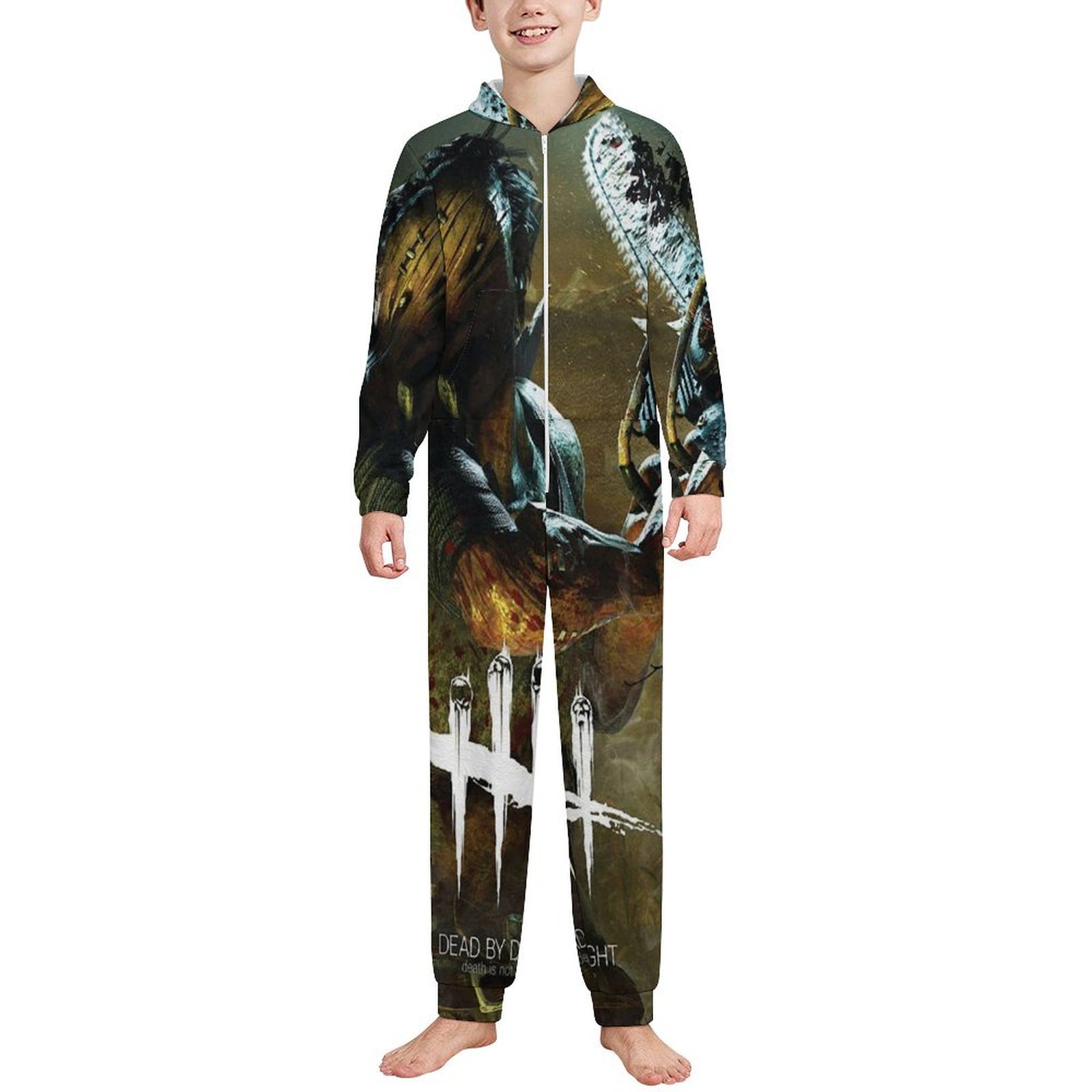 Dead by Daylight Kids Hooded Jumpsuit Union Suit Onesie One Piece ...